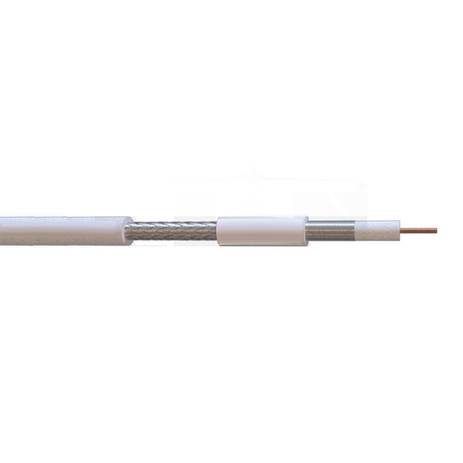 100MTMCX - Mini Coaxial Cable 100MT 50Ω 4.80 - Setik.biz