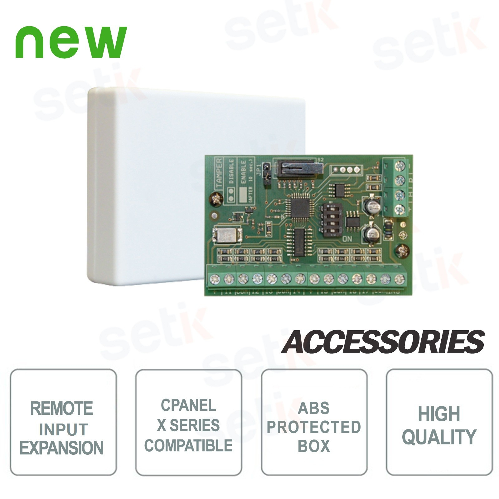 KX-IN - Expansion module 8 AMC inputs - Setik.biz