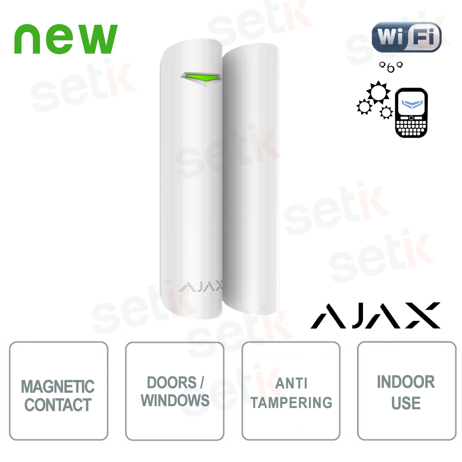38099.03.WH1 - Window doors contact 868MHz Ajax - Setik.biz
