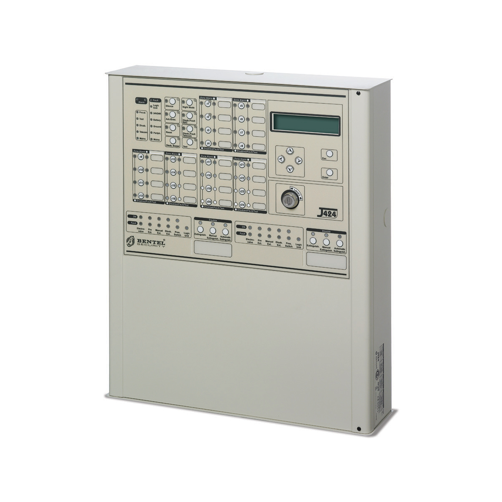FCLJ424-8 - FireClass Fire Control Panel 8 Erweiterbare Zonen 24 ...