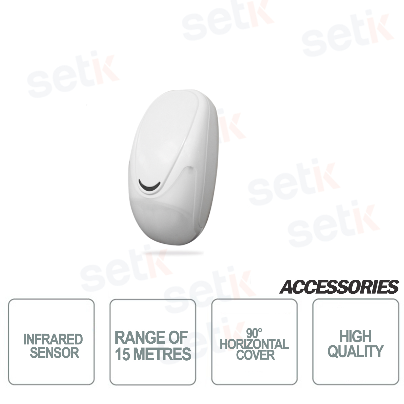 SMILE 21 - Sensor de alarma por infrarrojos AMC - Setik.biz