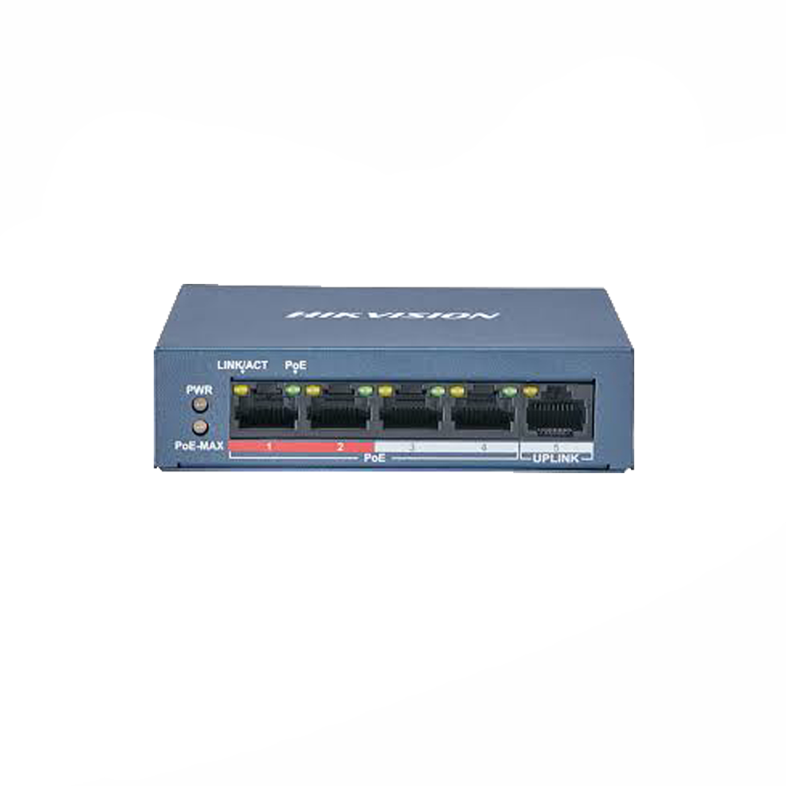 DS-3E0105P-E/M - 5 Port Network Switch - 4 Hikvision PoE Ports - Setik.biz