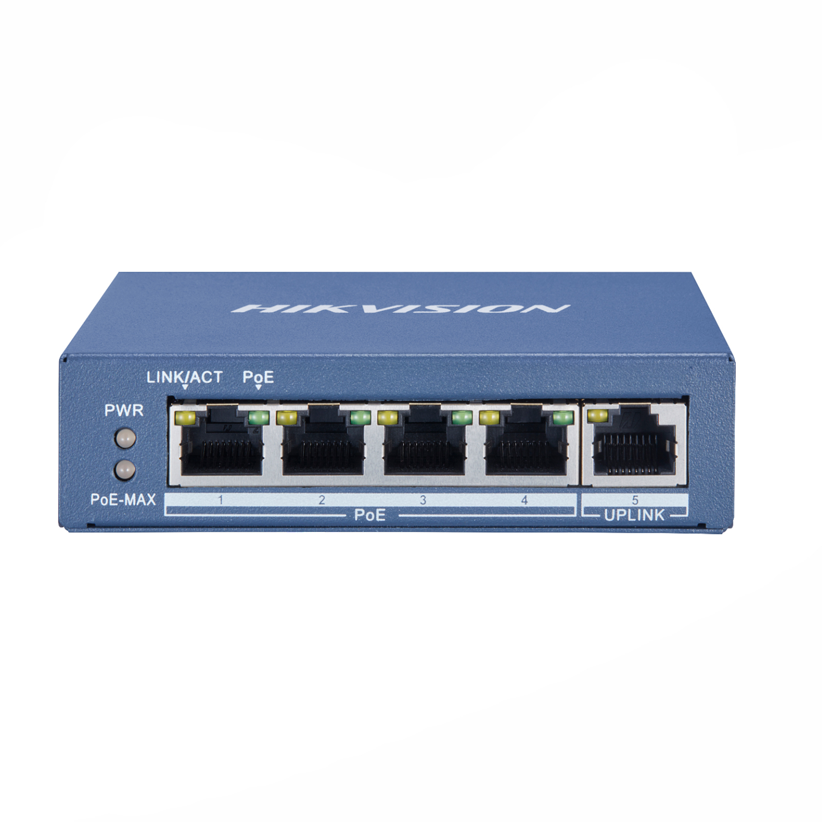 DS-3E0505P-E/M - 5 Port Network Switch - 4 Gigabit PoE Ports ~ 1 ...