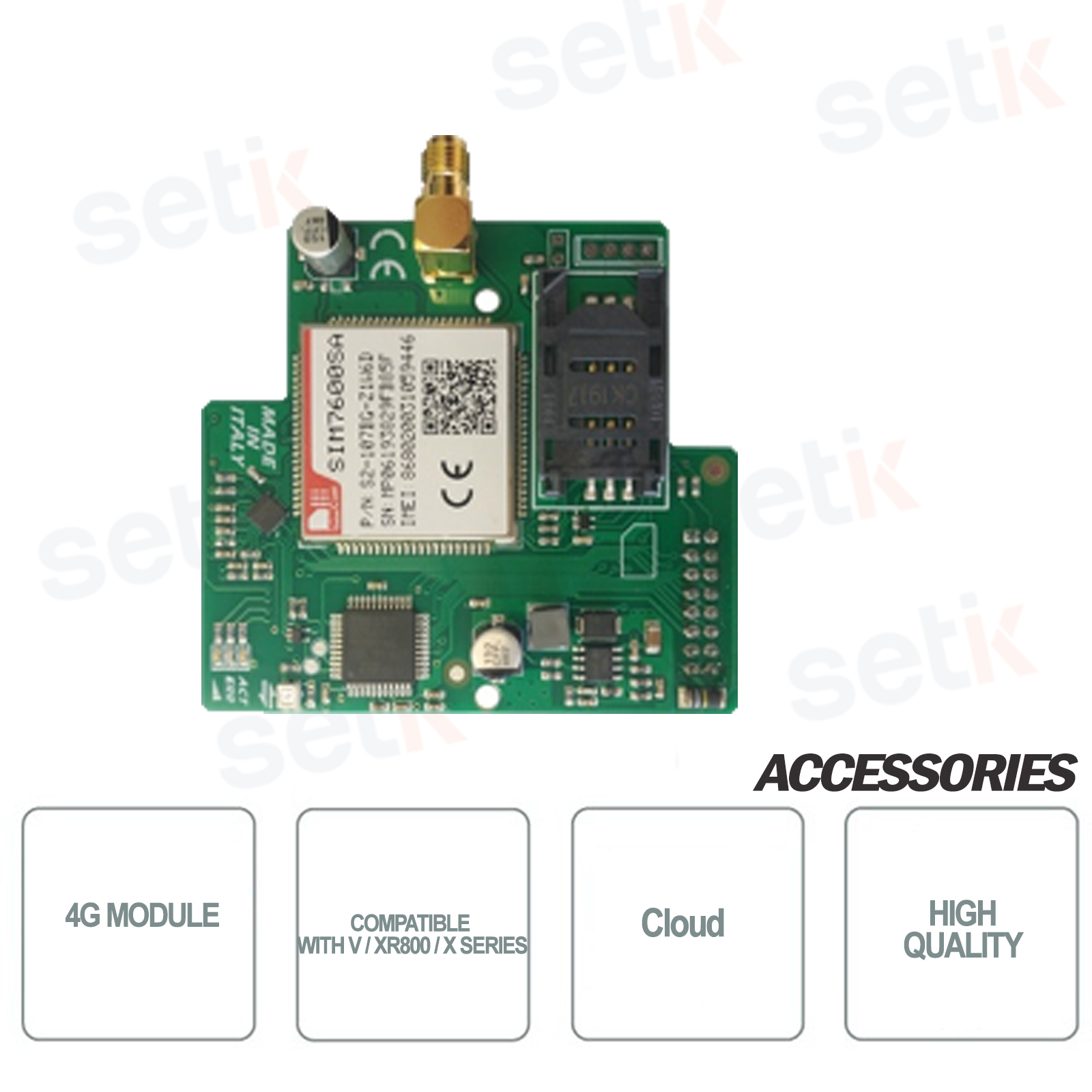 X 4W - AMC Modulo 4g - Setik.biz