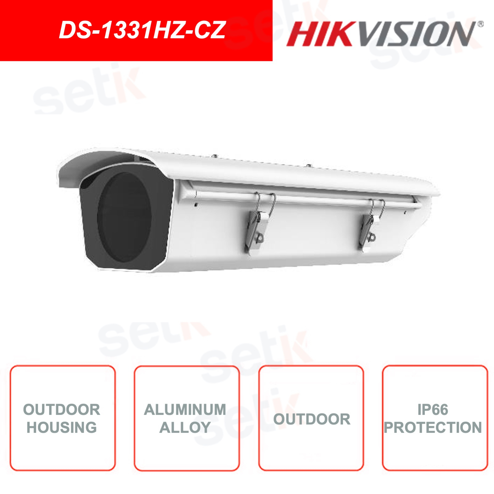 DS-1331HZ-CZ - Aluminum alloy Hikvision housing for video surveillance ...