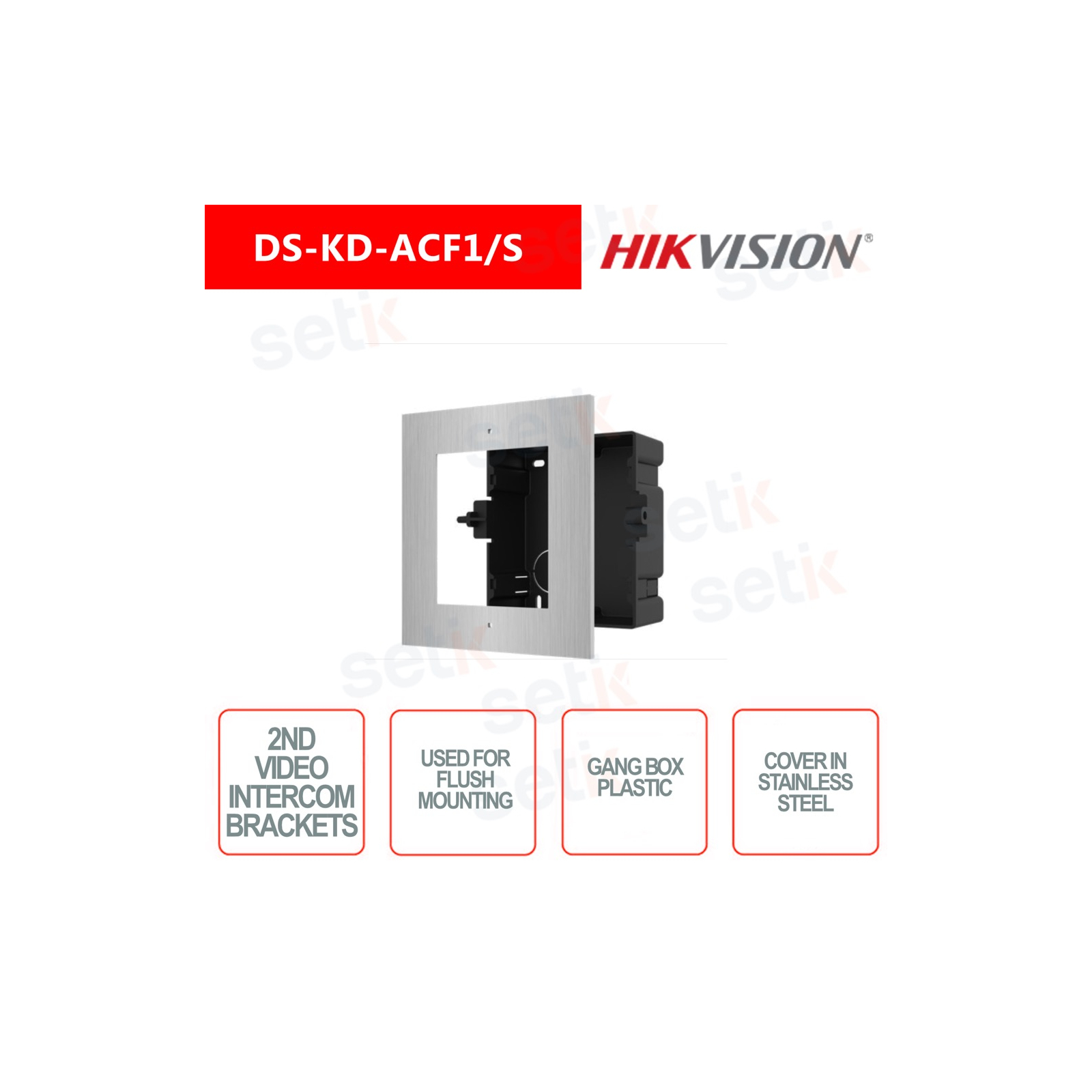 DS-KD-ACF1/S - Recessed Hikvision module - Setik.biz