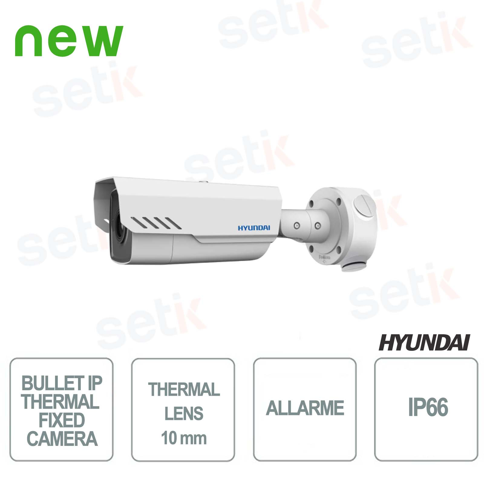 HYU-440 - Hyundai - Fixed Thermal IP Bullet Camera - Integrated GPU ...