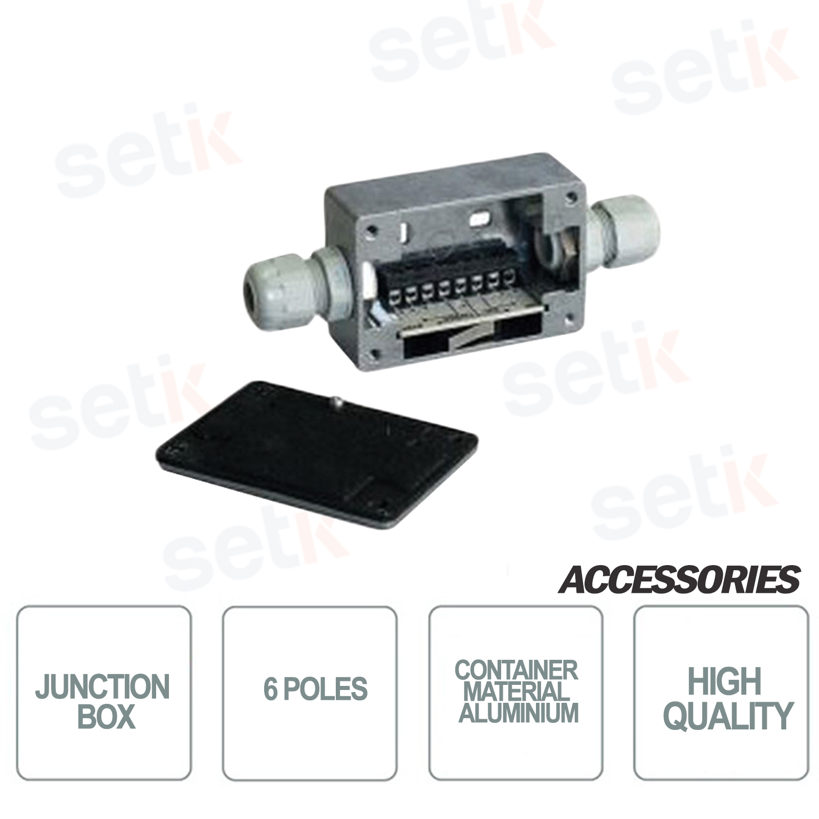 CSA 1463-FR - 6-pole CSA junction box - Setik.biz