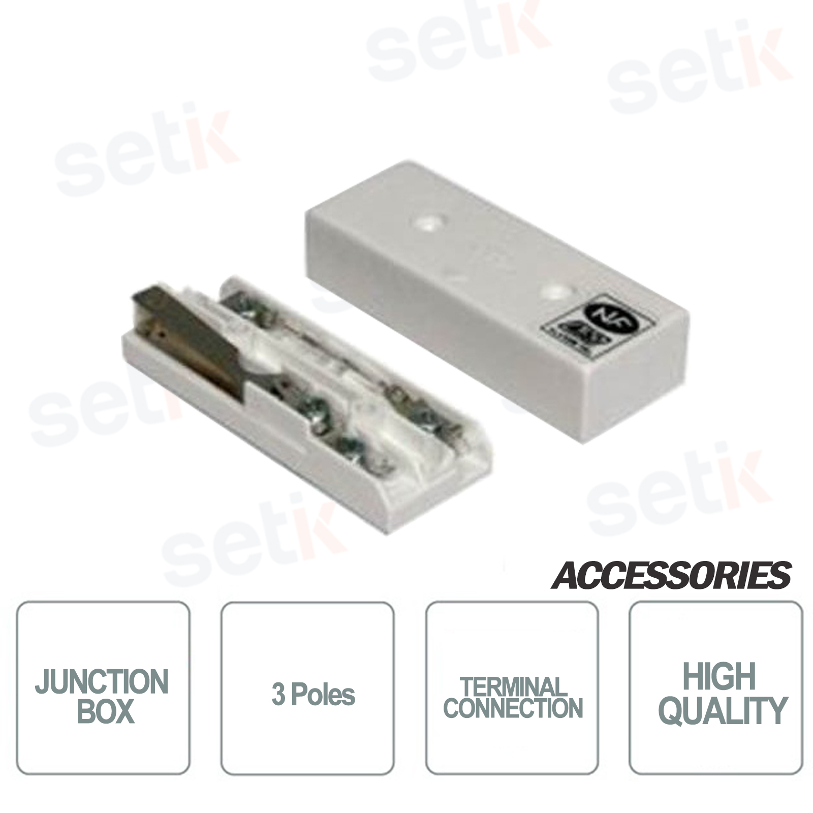 CSA 1467-FR - 3-pole CSA junction box - Setik.biz