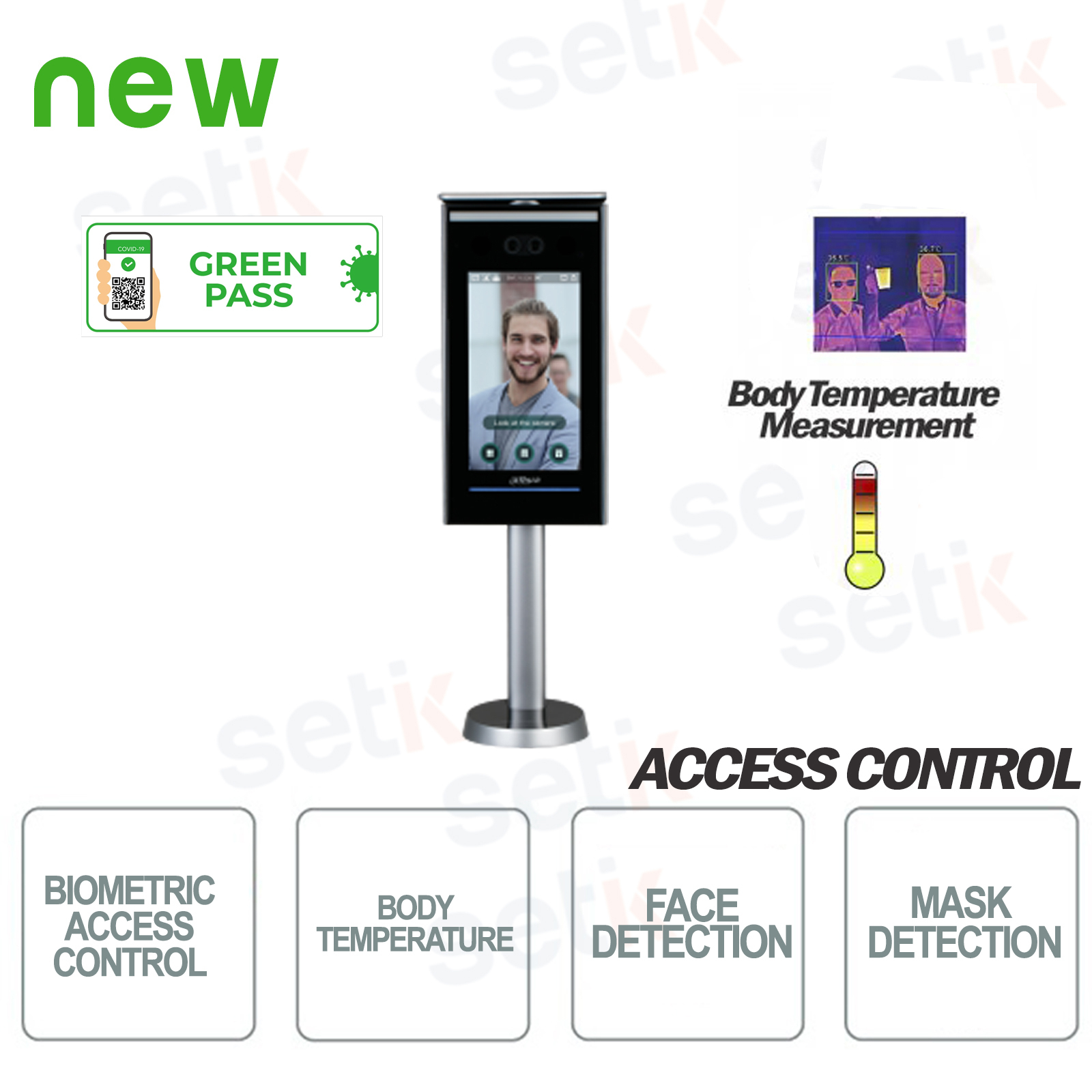 Asi7223x A T1 Dahua Biometric Body Temperature Reader Access Control Setikbiz