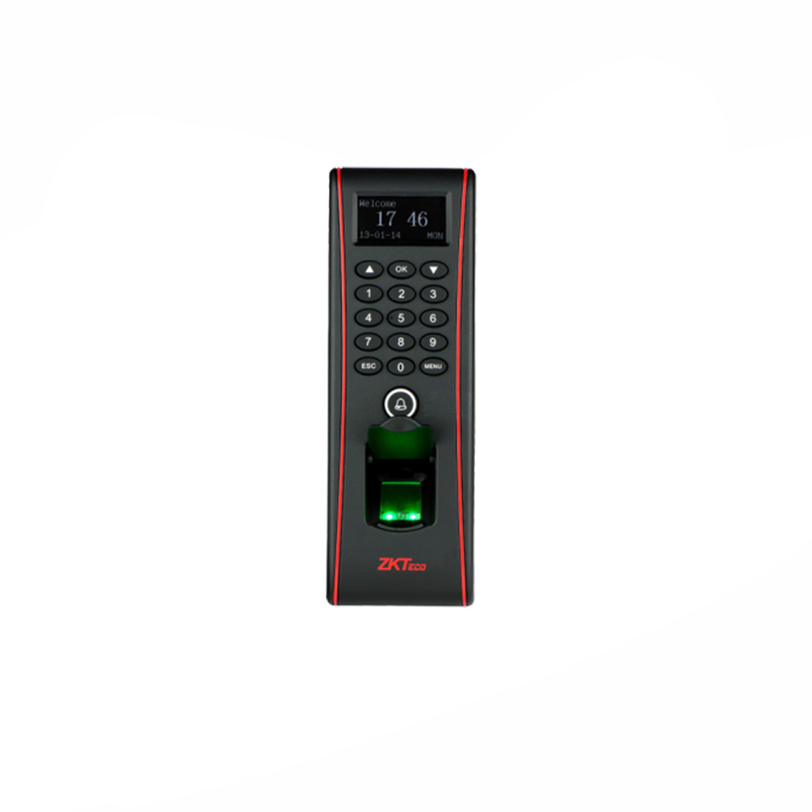 ACO-TF1700-2 - ZKTeco Fingerprint reader terminal with keyboard - Setik.biz