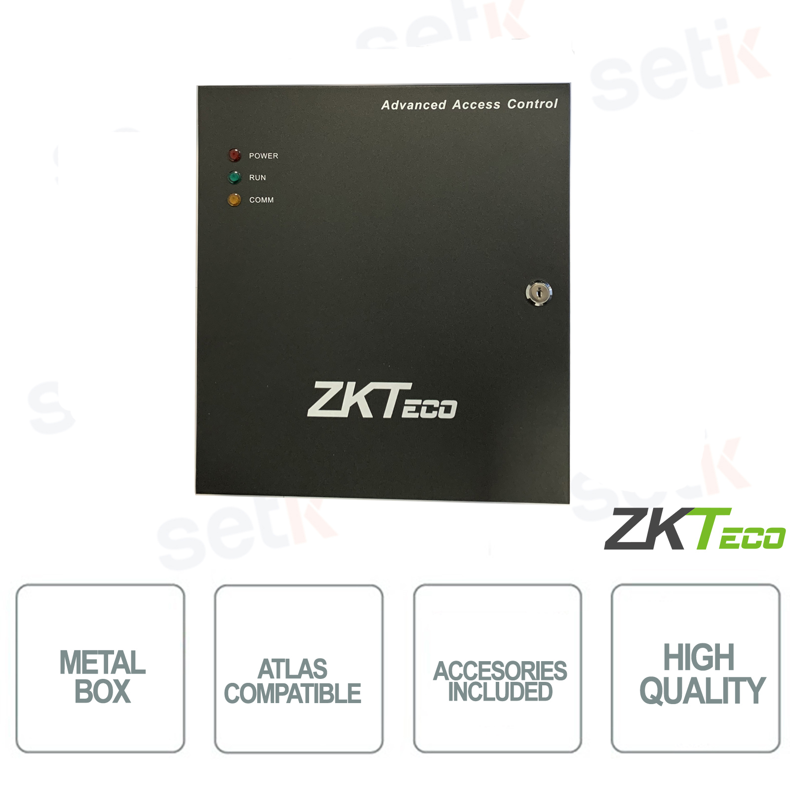 ATLAS-METAL-BOX-2 - ZKTeco Metal box For Atlas series - Setik.biz