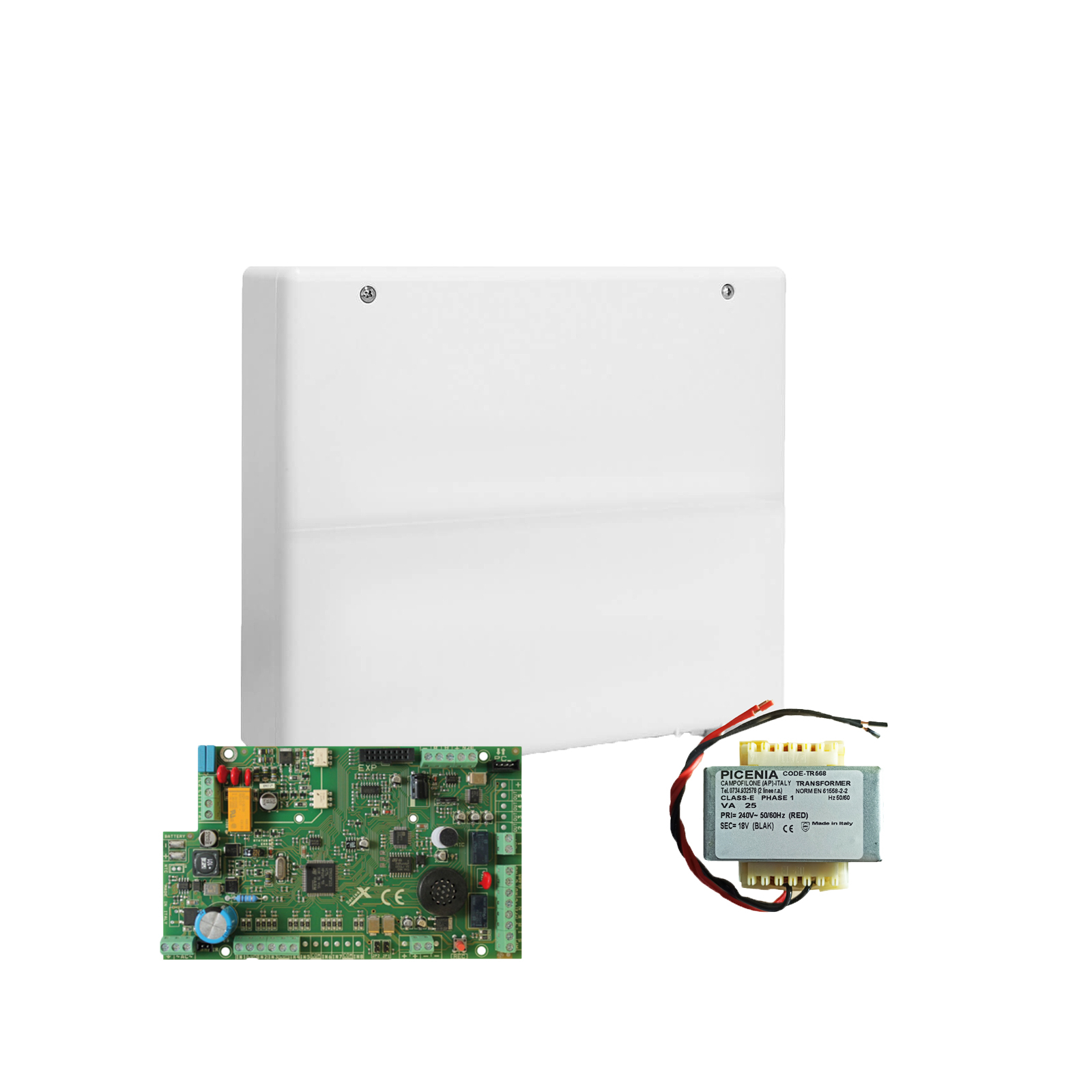 X 412 V - Hybrid Alarm Control Panel 4-12 Zones - Video Verification ...