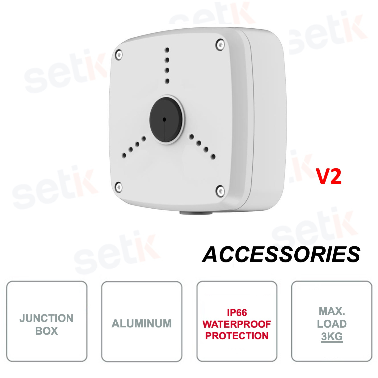PFA122-V2 - Box di Giunzione - Waterproof - Dahua - Protezione IP66 - Versione V2 - Setik.biz