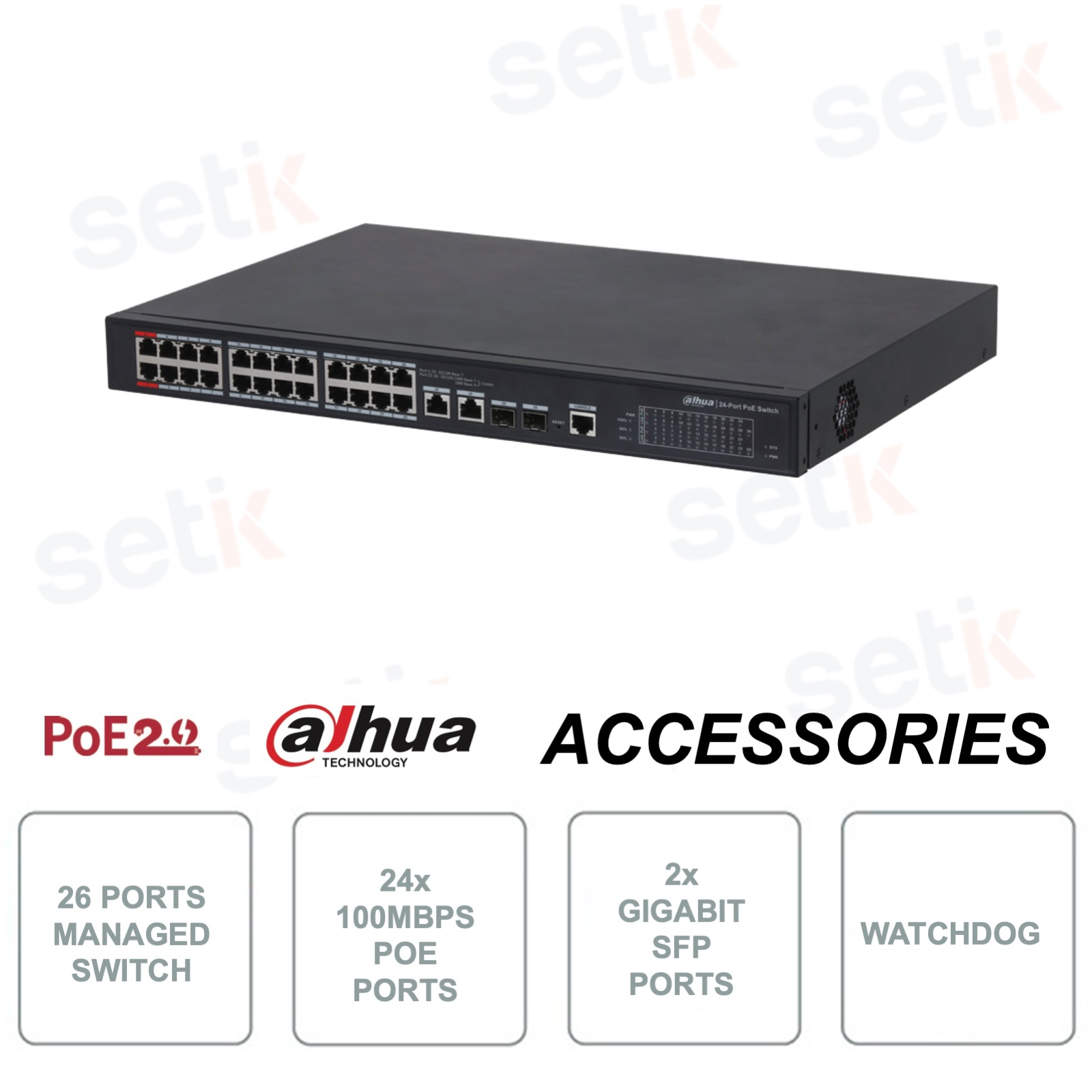 Pfs4226 24et 360 V3 Manageable Industrial Switch 24 Poe 100mbps Ports And 2 Gigabit Optical