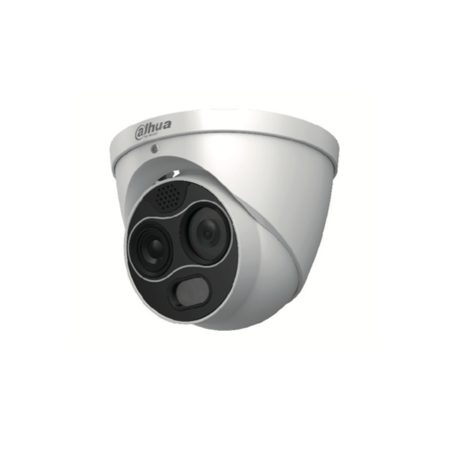 TPC-DF1241-TB7F8-DW-S2 - Dahua Eyeball Thermal Camera Mini Hybrid 4MP AI Visible 8mm Thermal 7mm ...