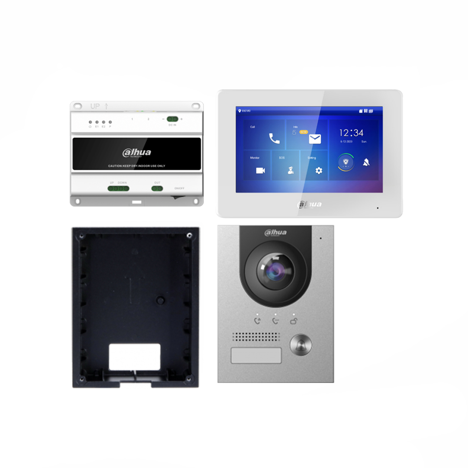 KTD01L(F) - Complete KIT for Dahua built-in IP video intercom - Setik.biz