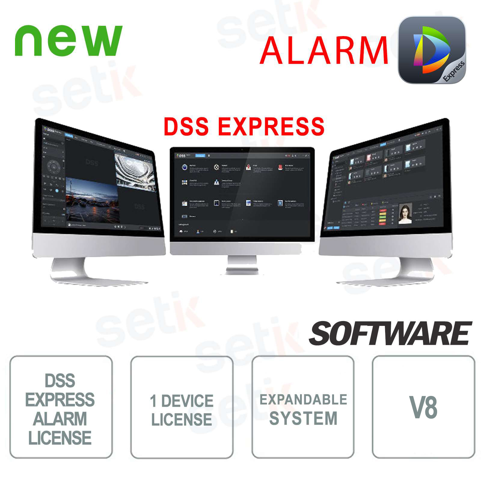 DSSEXP8-ALARM - DSS EXPRESS license Dahua alarm - Setik.biz