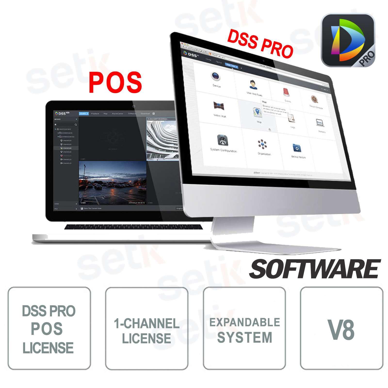 DSSPRO8-POS - DSS EXPRESS POS Dahua license - Setik.biz