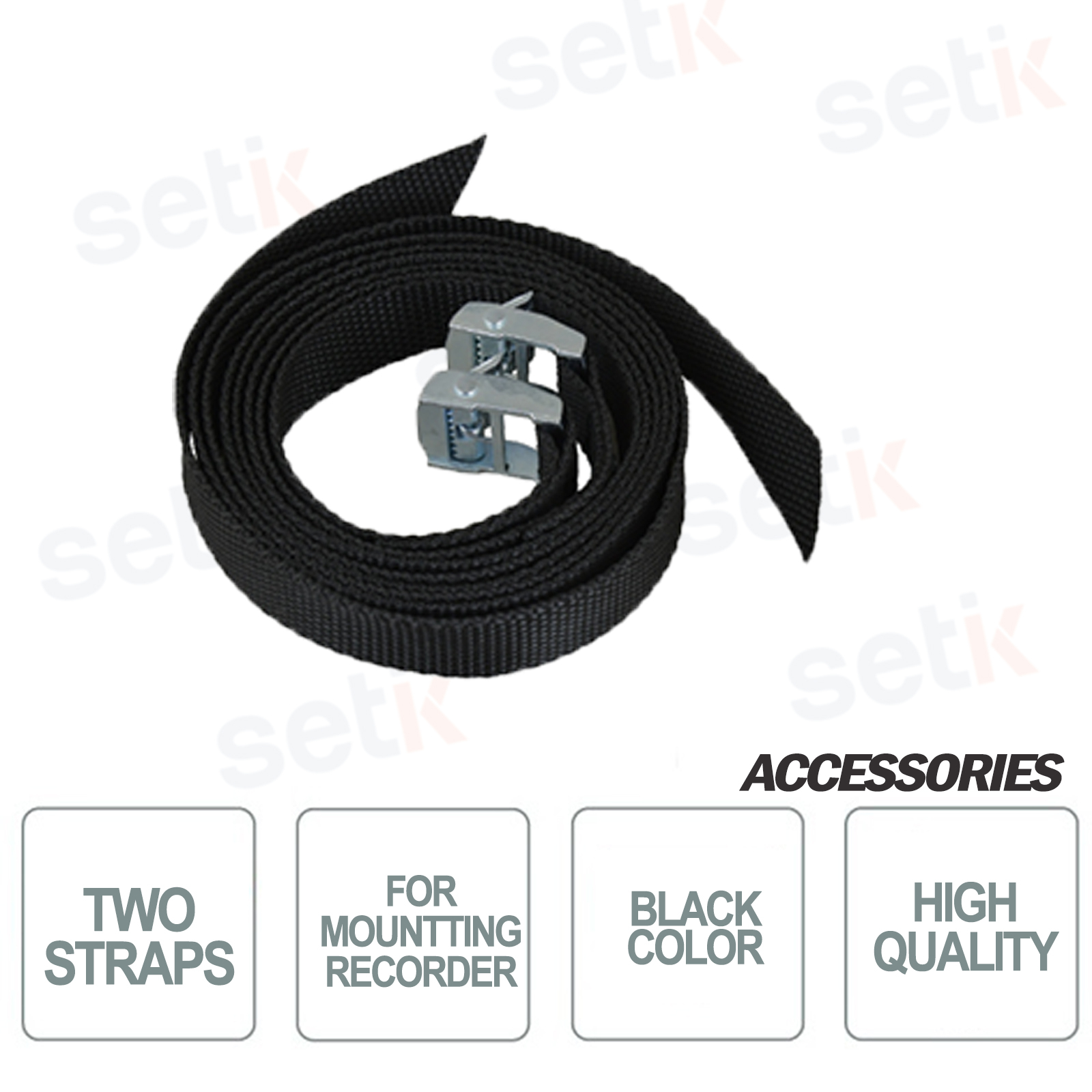 ZPR - Pulsar Set of two straps for mounting the Recorder - Setik.biz