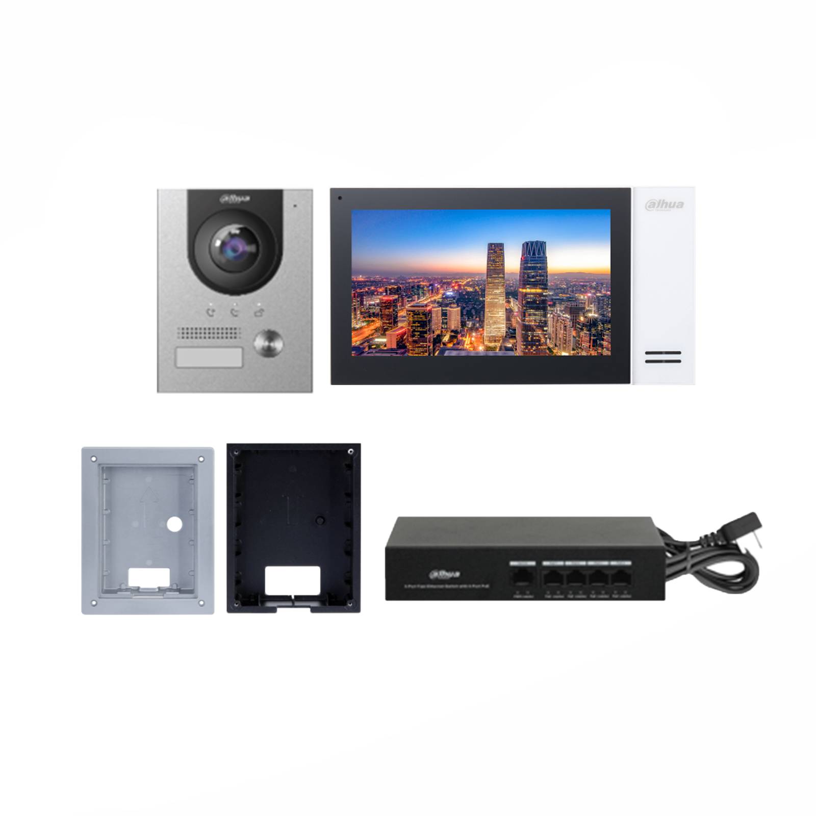 KTP01L(F) - Complete KIT Video door phone and IP internal station and ...