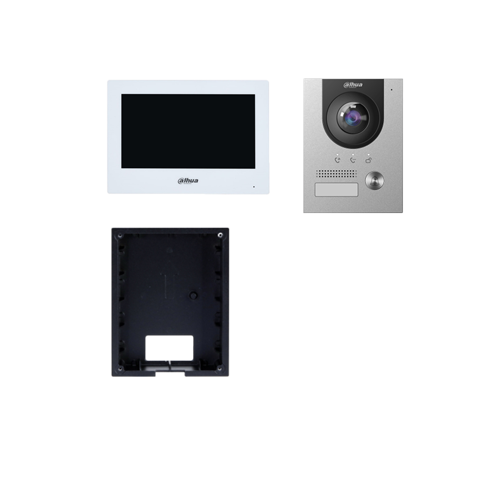 KTD02F - Complete KIT Dahua Villa IP video intercom Flush mounting ...