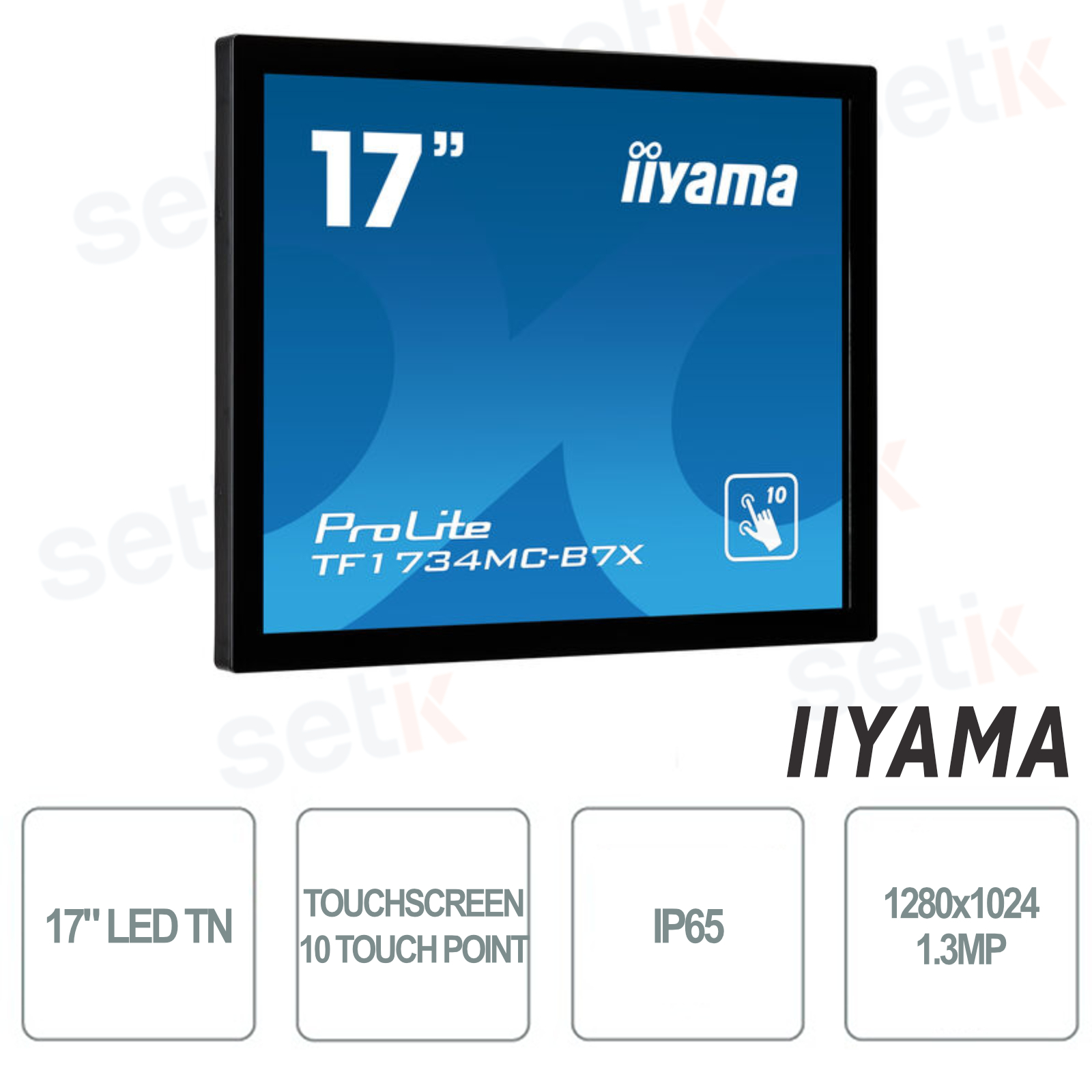 TF1734MC-B7X - IIYAMA - Touch screen monitor 17 - Setik.biz