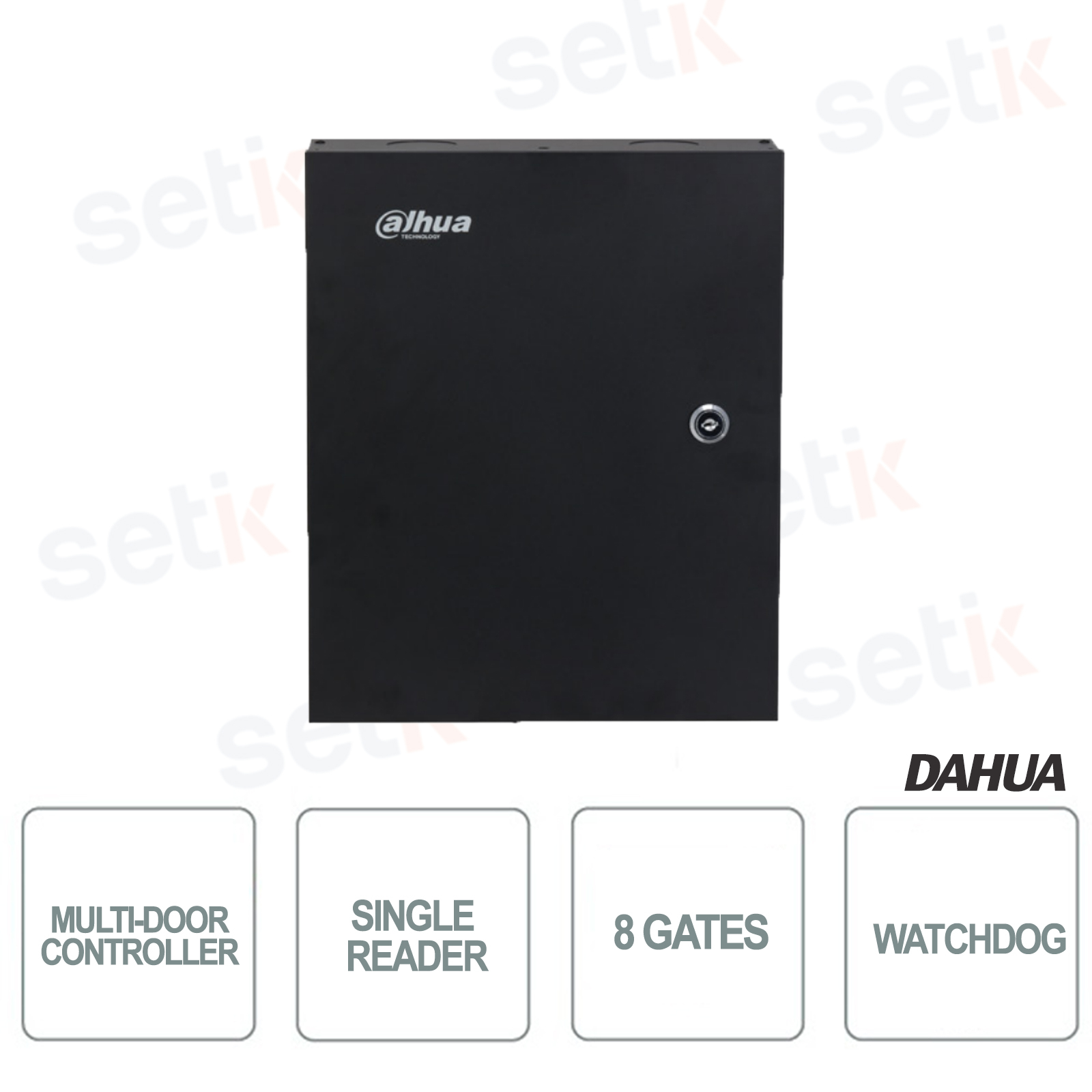 ASC2208C-S - Controlador de acceso de ocho puertas y un solo lector Dahua - Setik.biz
