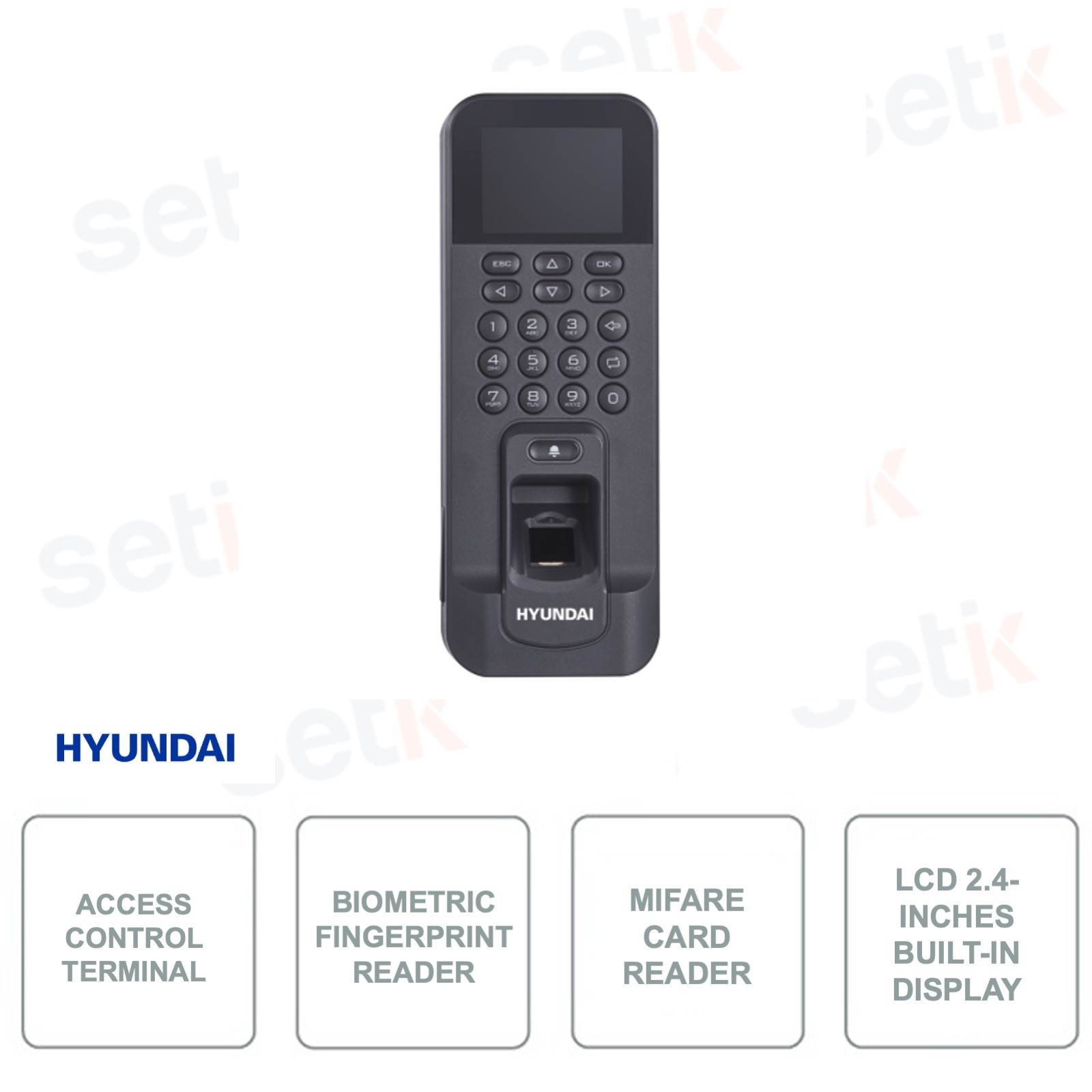 HYU-728 - Access control terminal with fingerprint reader and MIFARE ...