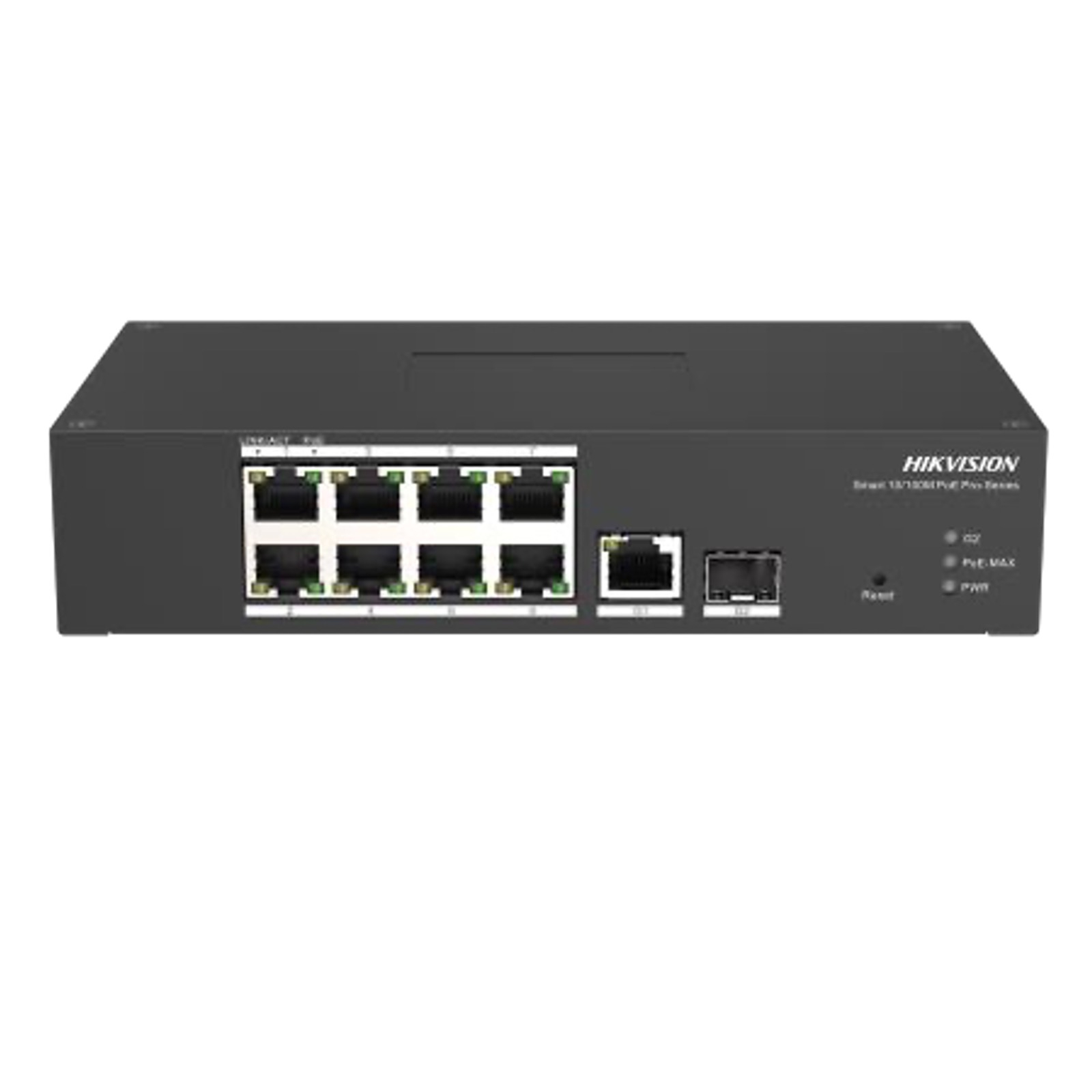 DS-3T1310P-SI/HS - Network switch - 8 RJ45 PoE ports - 1 Gigabit RJ45 ...