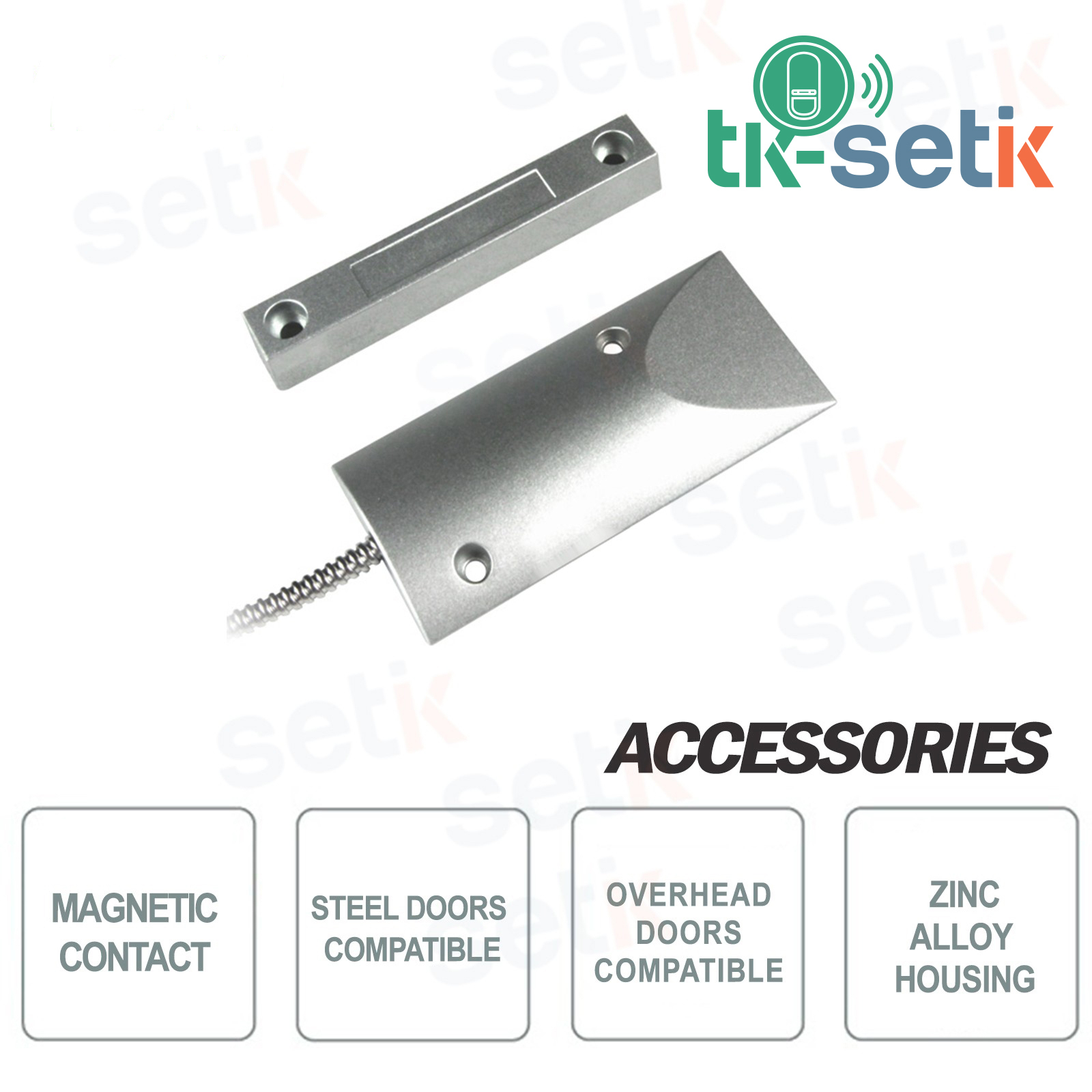 TK-450N - Magnetic contact for Setik overhead doors - Setik.biz