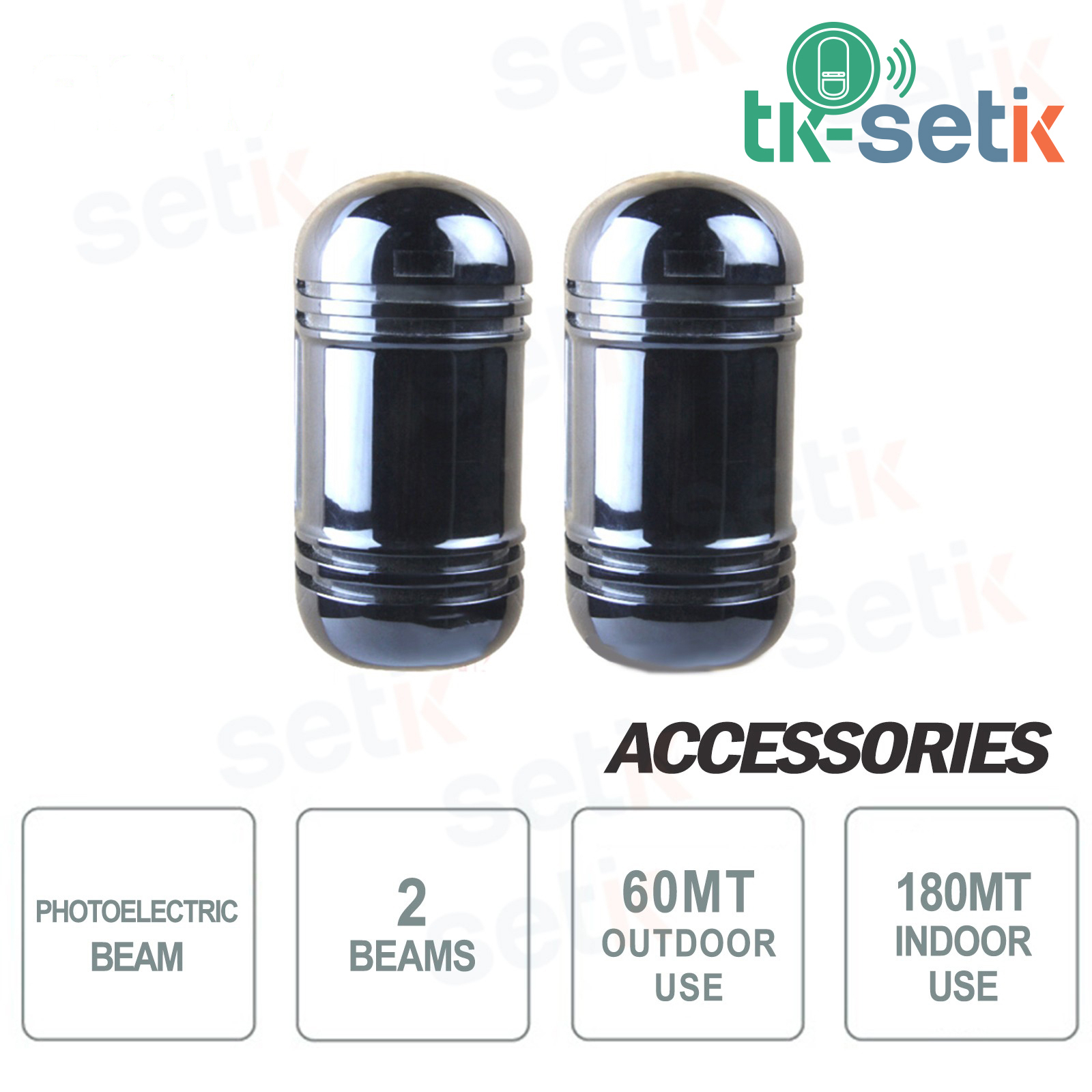 TK-RY60 - Setik Active IR Double Beam Barrier - Setik.biz