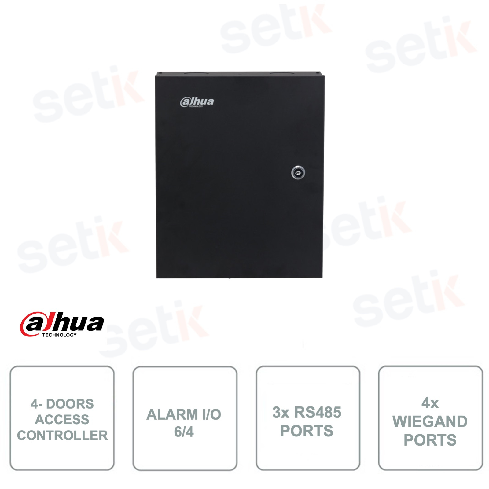 ASC2204C-S - Access controller with access card reader, fingerprints ...