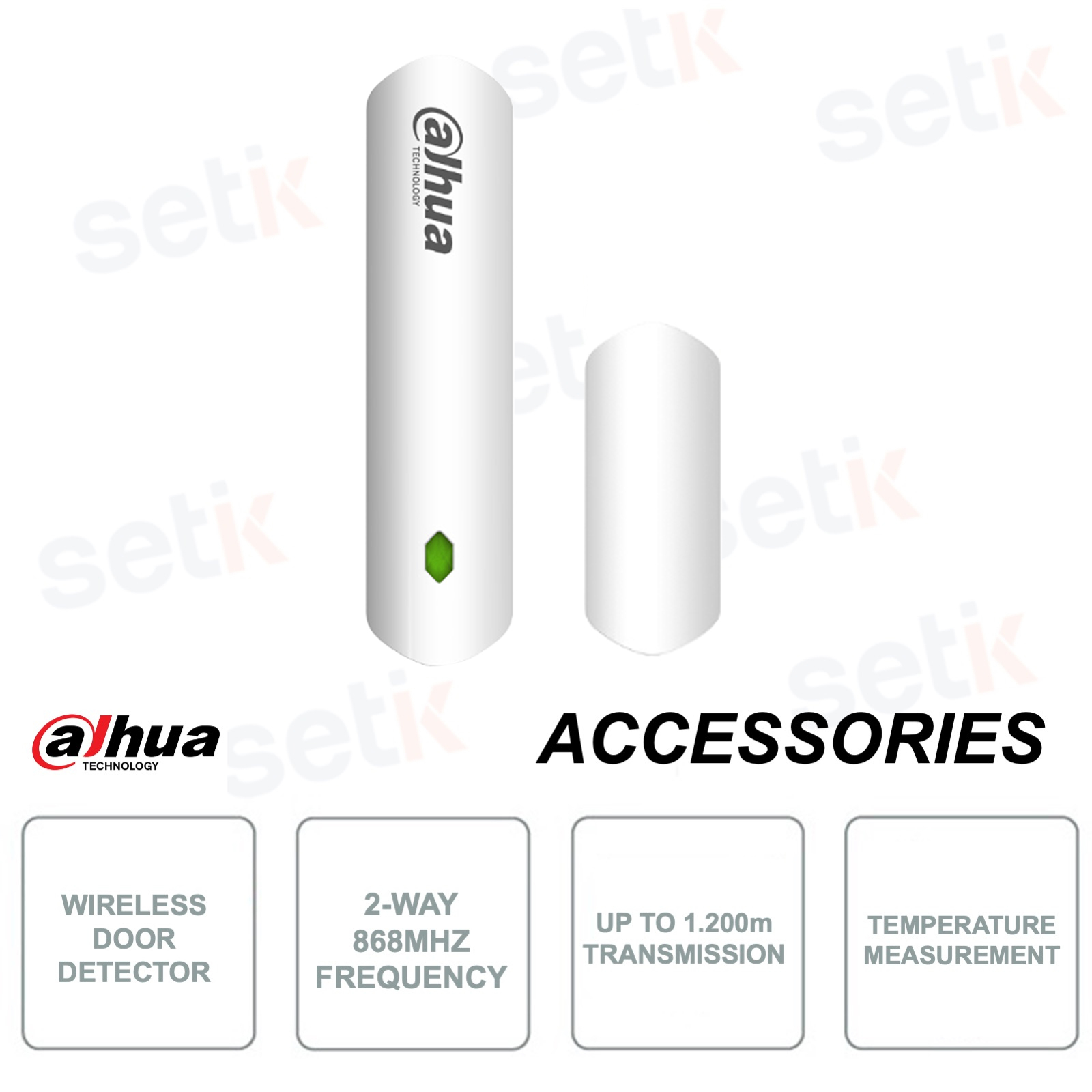 ARD323-W2-868S - Dahua two-way WiFi Window Door Contact 868Mhz - Setik.biz
