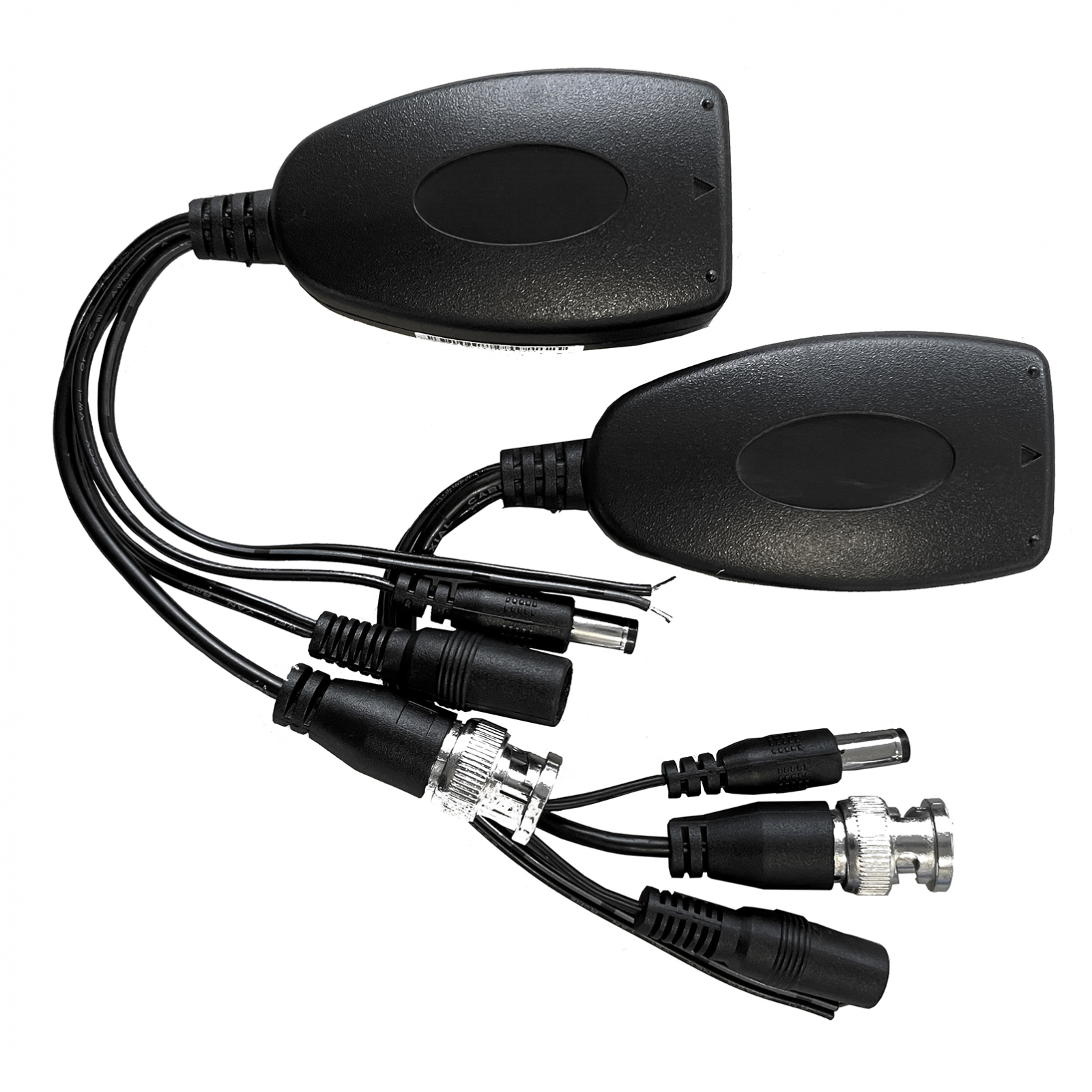 BALUNRJHQ - Pair of Passive Video Balun RJ45 - Video Power Data RS485 ...