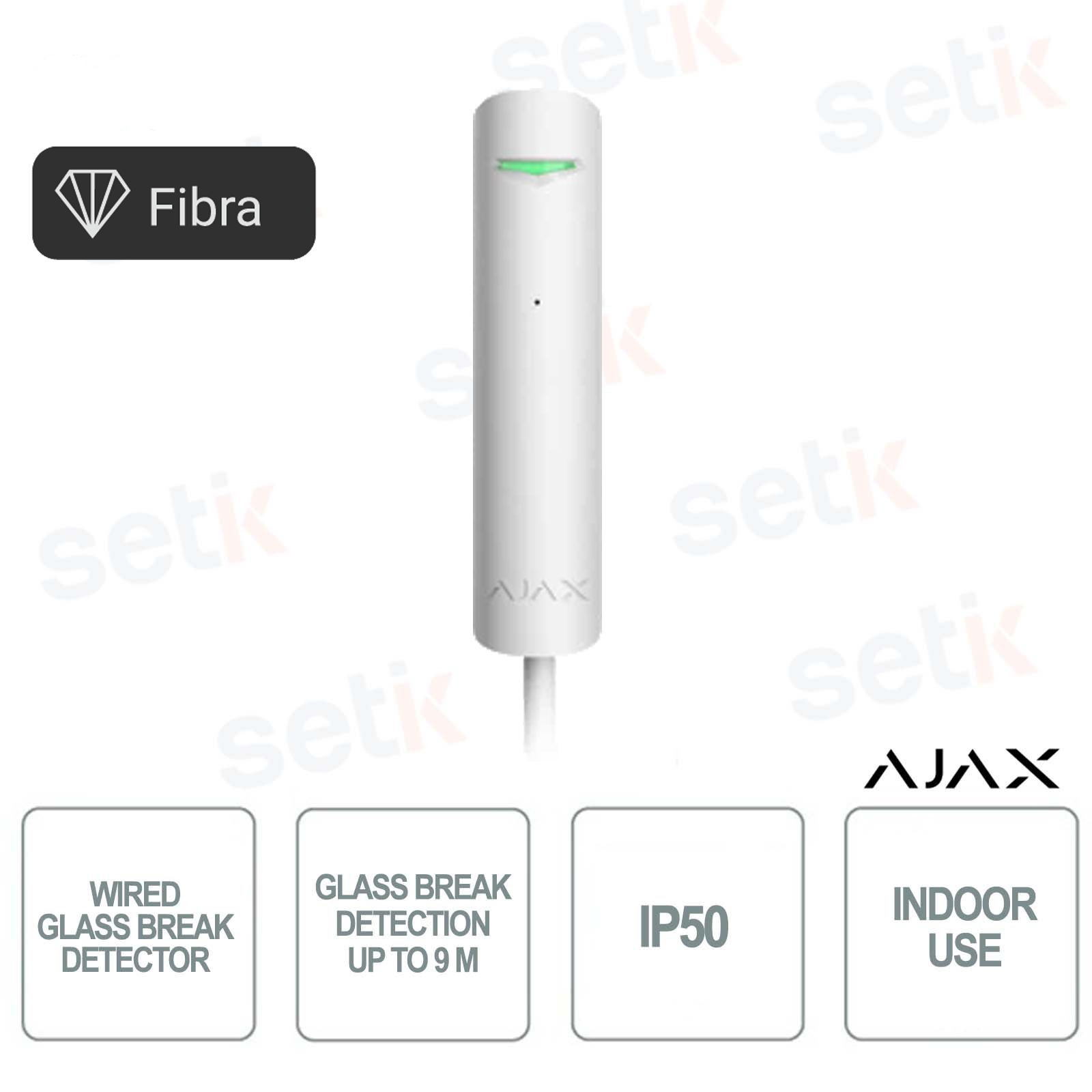 44397.05.WH1 - Superior GlassProtect Fiber White | Ajax Wired Glass ...