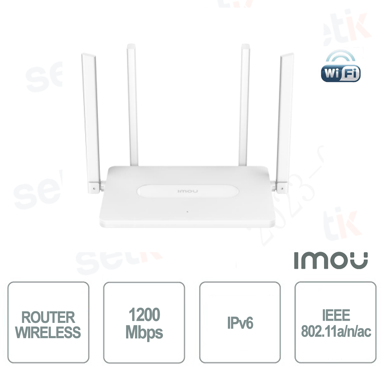 HR12F-IMOU - Imou Wireless Router 1200Mbps - IPTV - Setik.biz