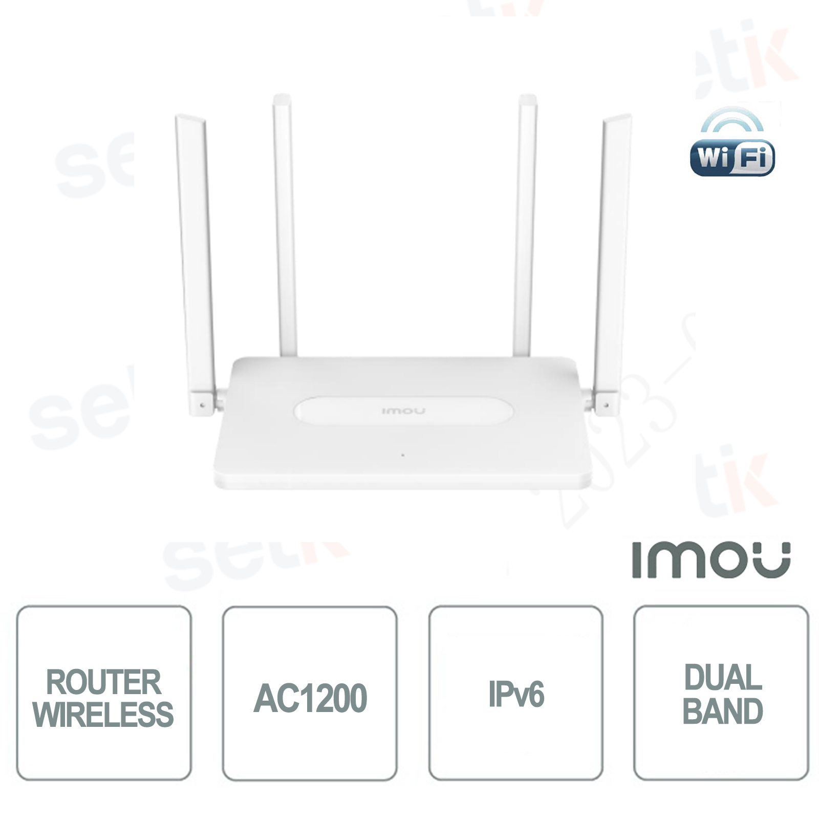 HR12G-IMOU - Imou Wireless Router - Dual Band AC 1200 - Setik.biz