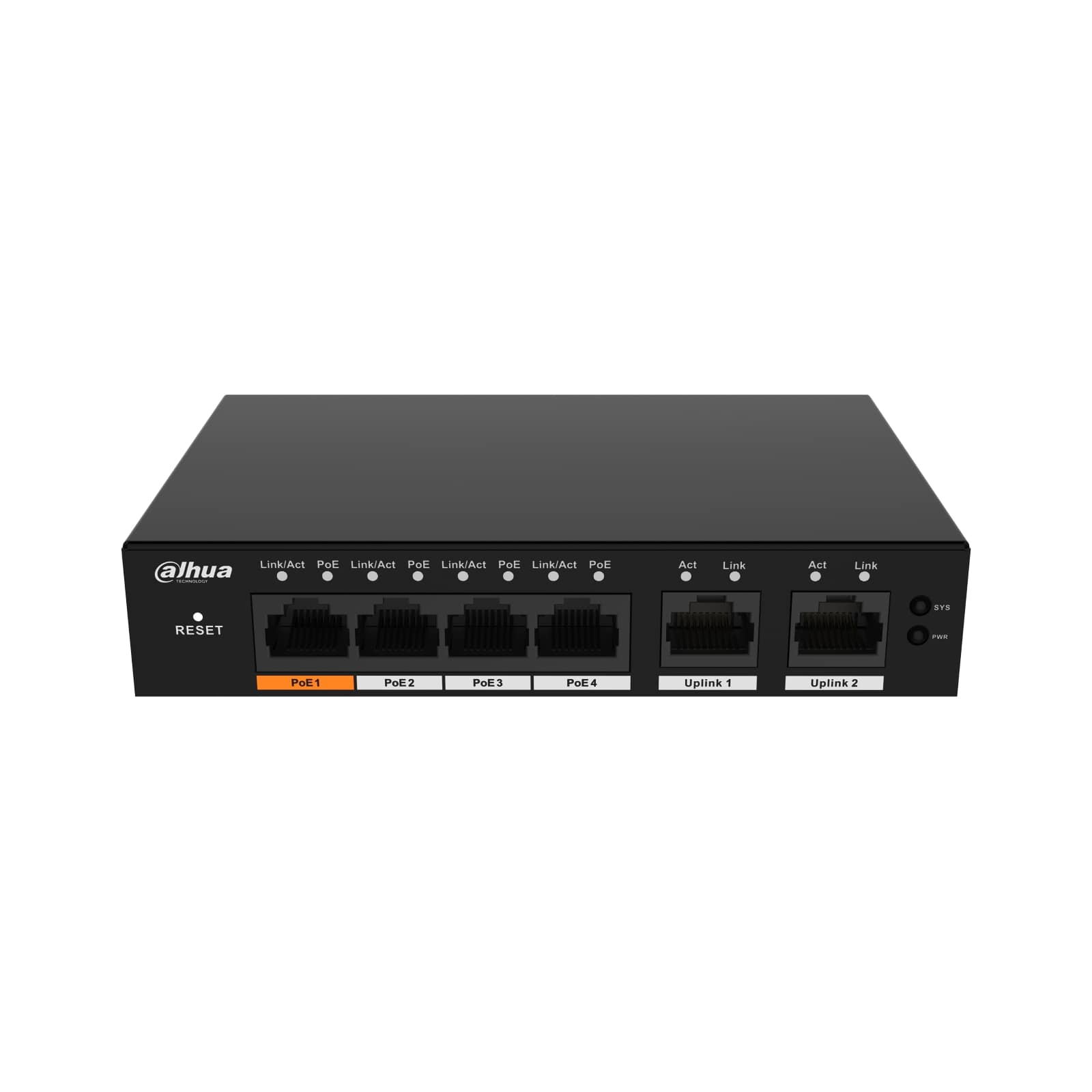 S4100-4GT2GT-60-C - S4100-4GT2GT-60-C Dahua network switch 6 ports 4PoE ...