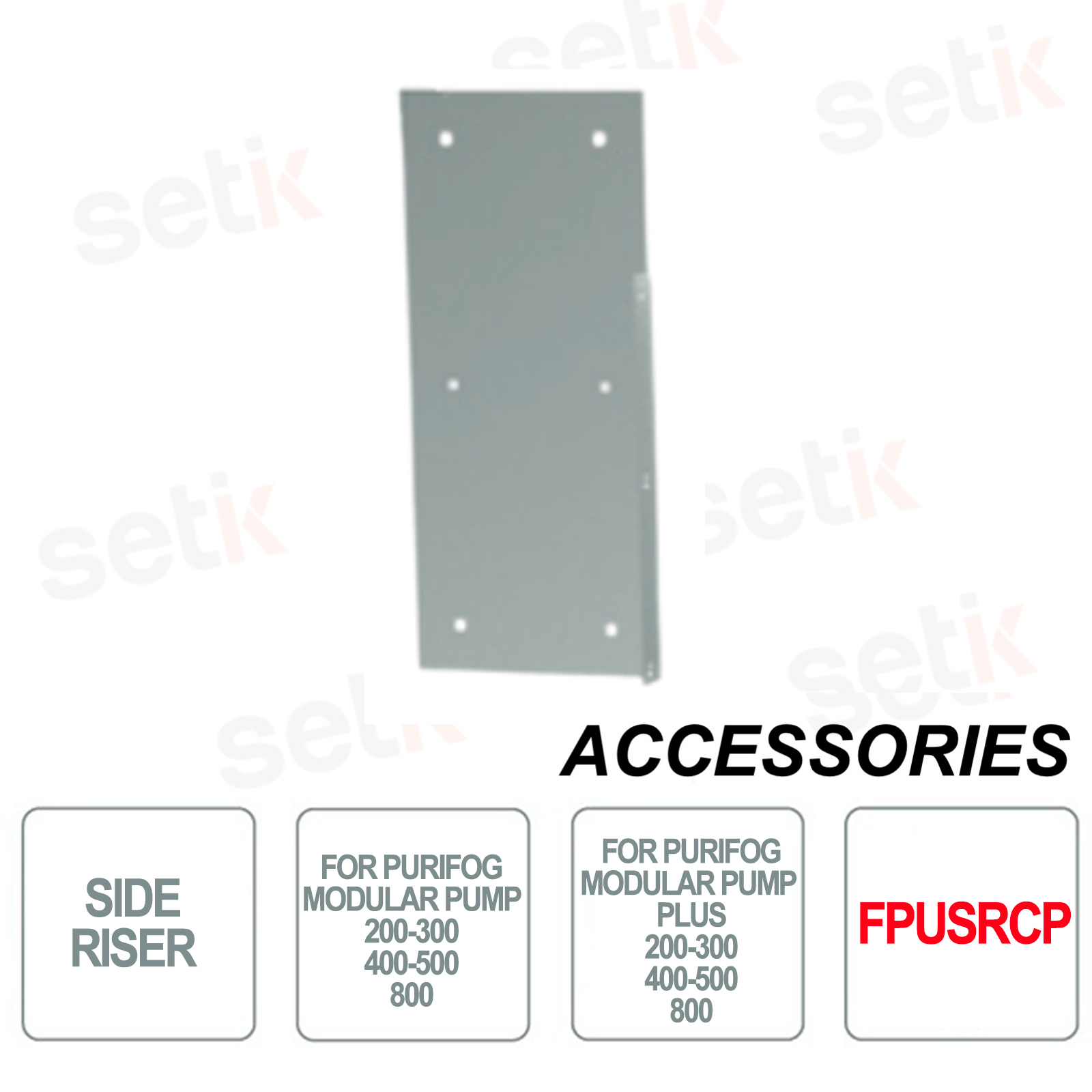FPUSRCP - Accessories for fog canisters - UR FOG - Side Riser - Setik.biz