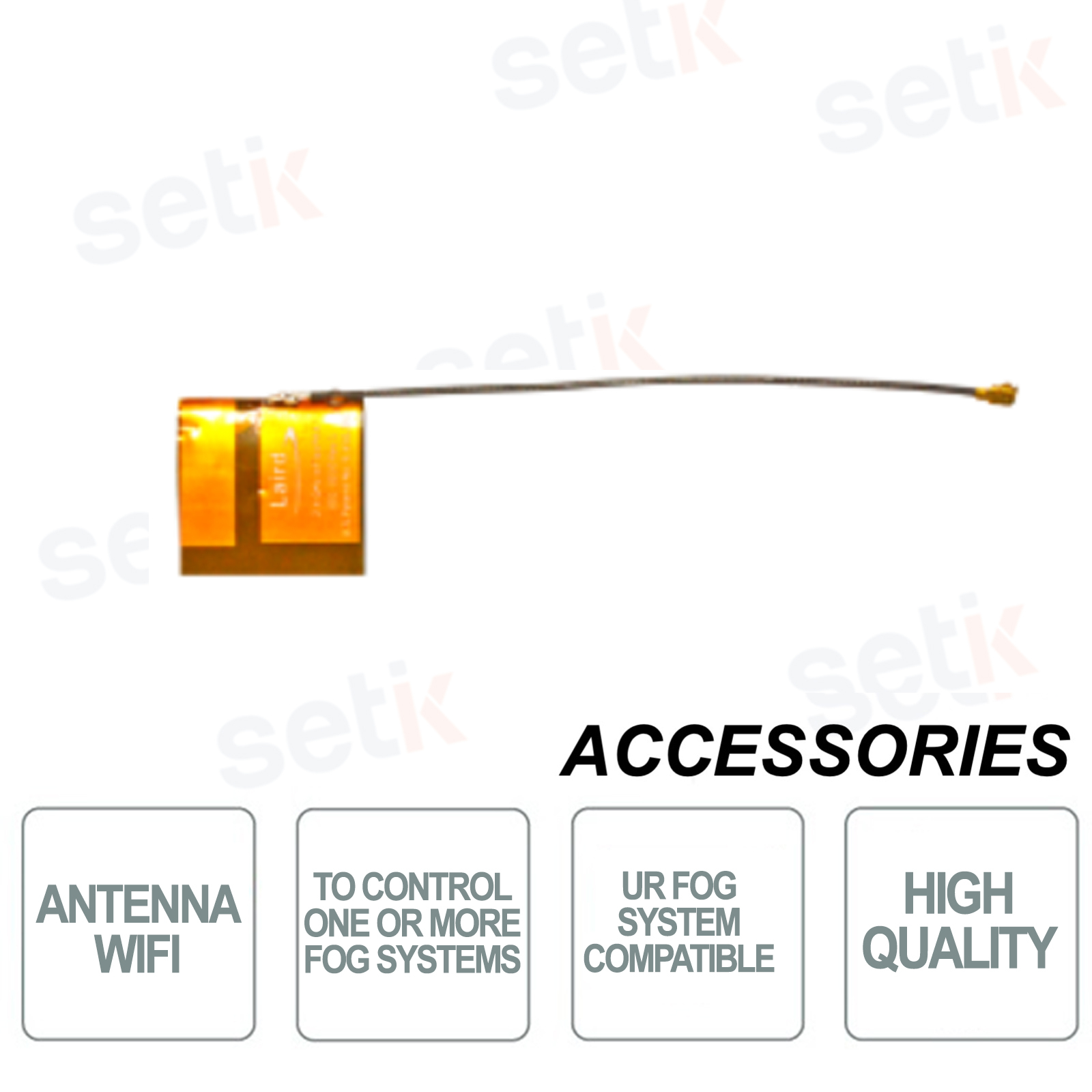 URCLWFA - WIFI antenna for UR FOG fog generator LAN card - Setik.biz