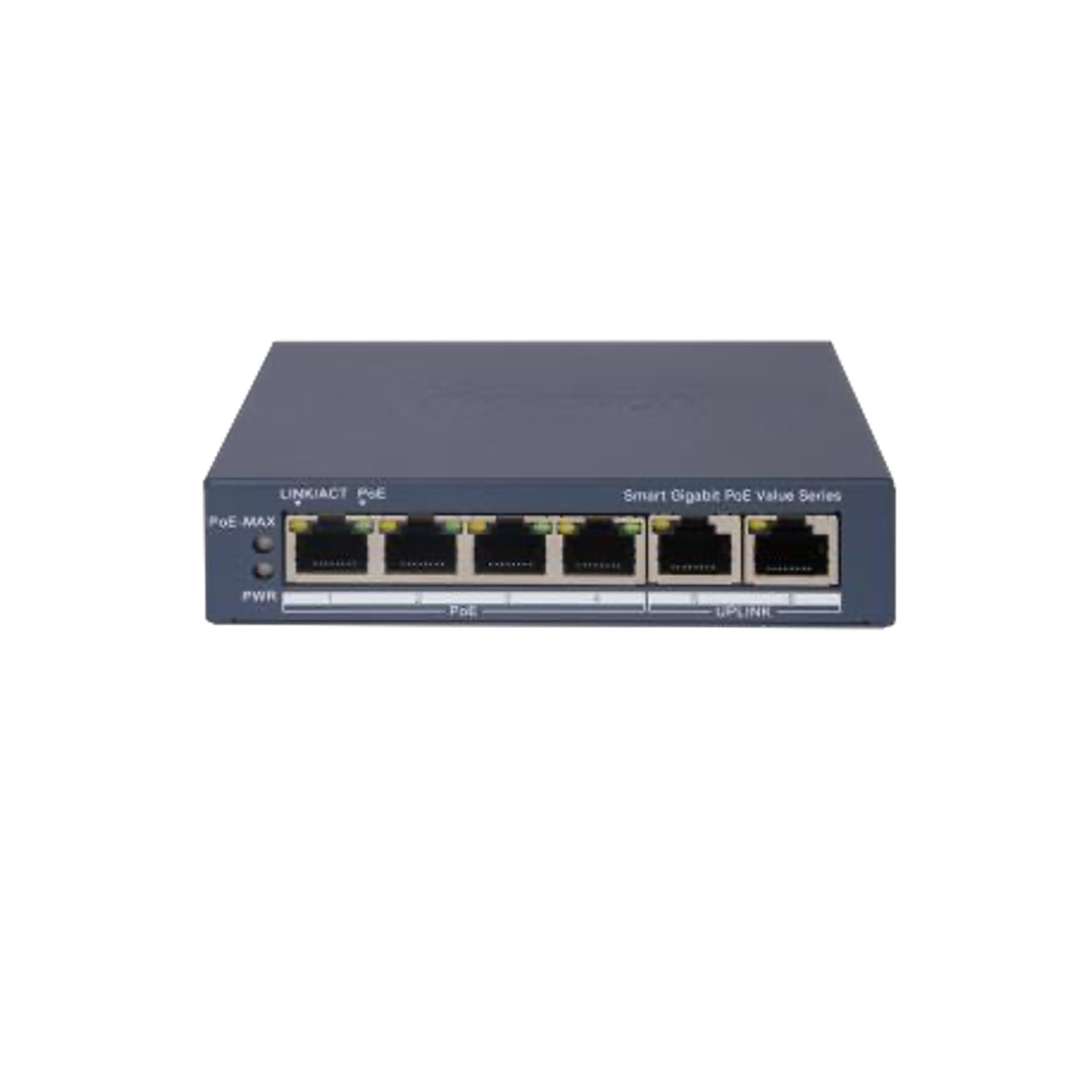 DS-3E1506P-EI/M - Managed network switch - 4 Gigabit PoE ports - 2 ...