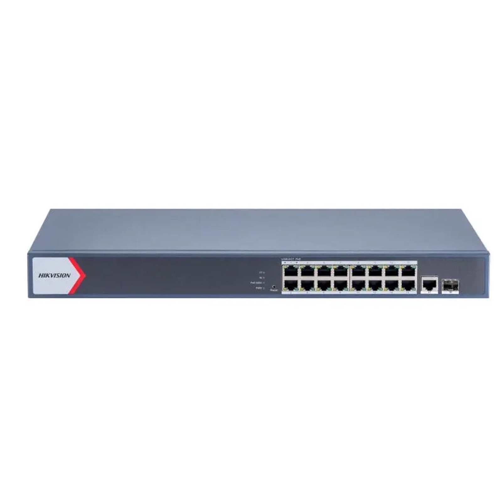 DS-3E1518P-EI - PoE Switch - 16 PoEGigabit RJ45 Ports - 1 Gigabit RJ45 ...
