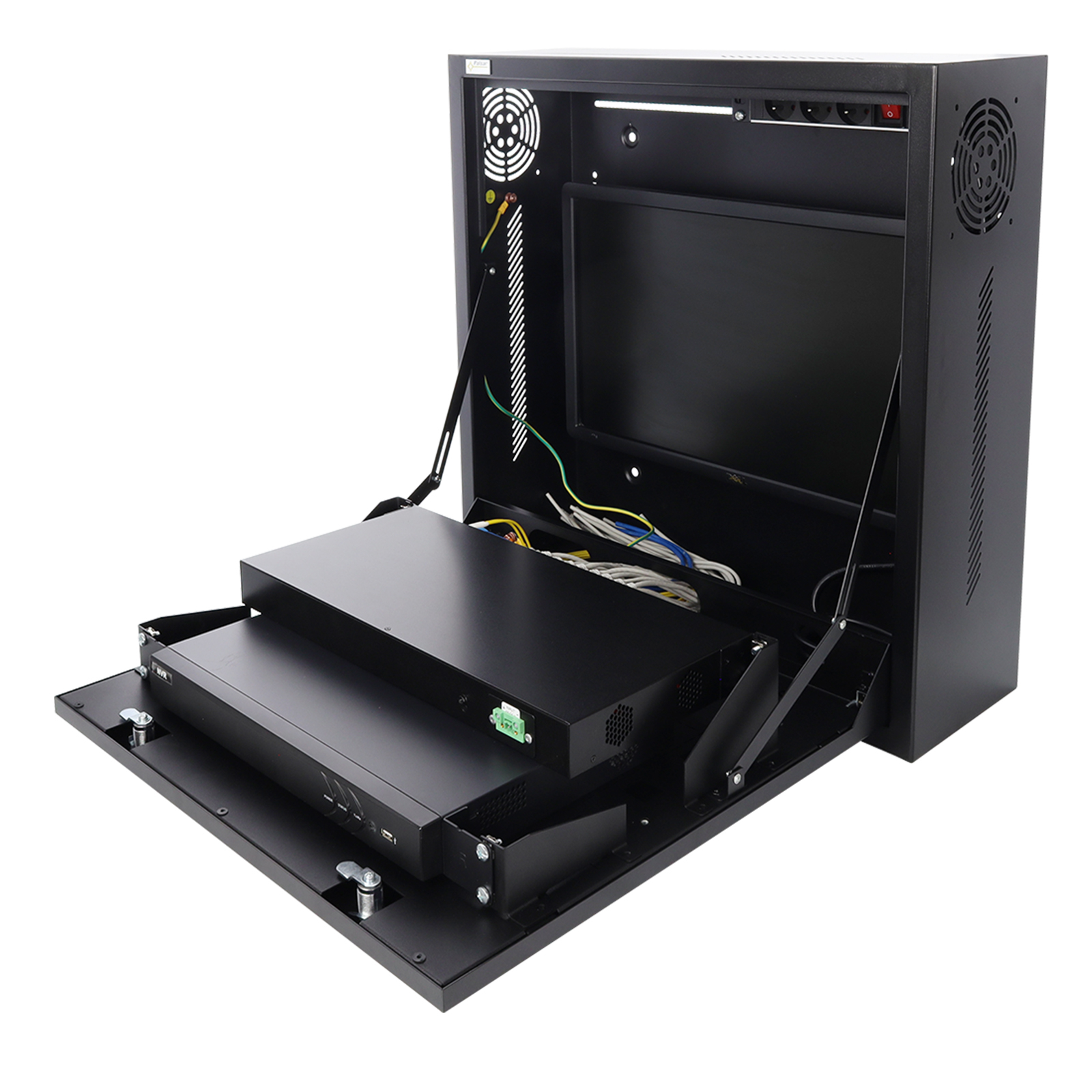 AWO534 - Pulsar Metal container for monitor recorders and poe switches ...