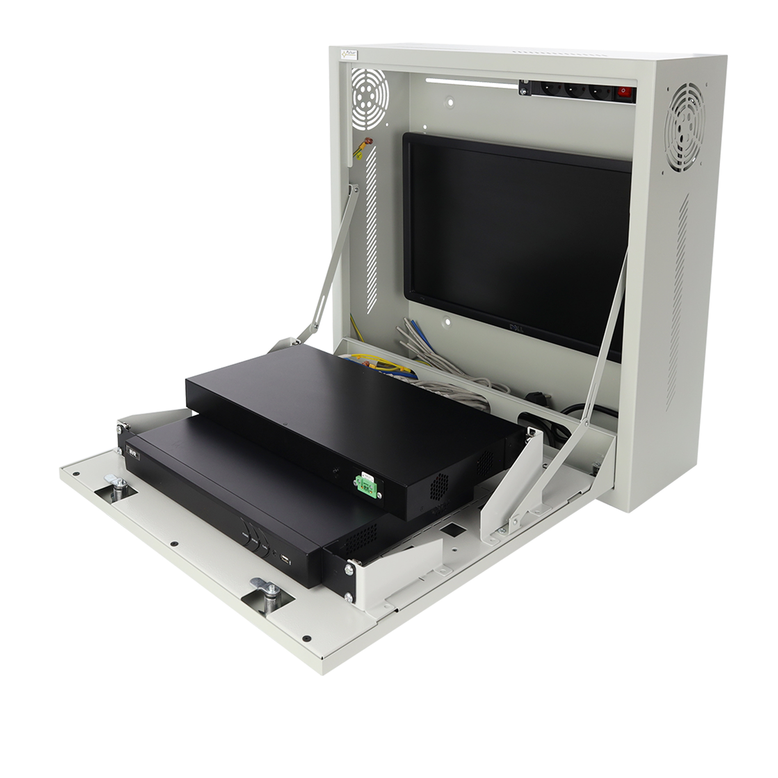 AWO534G - Pulsar Metal container for monitor recorders and poe switches ...