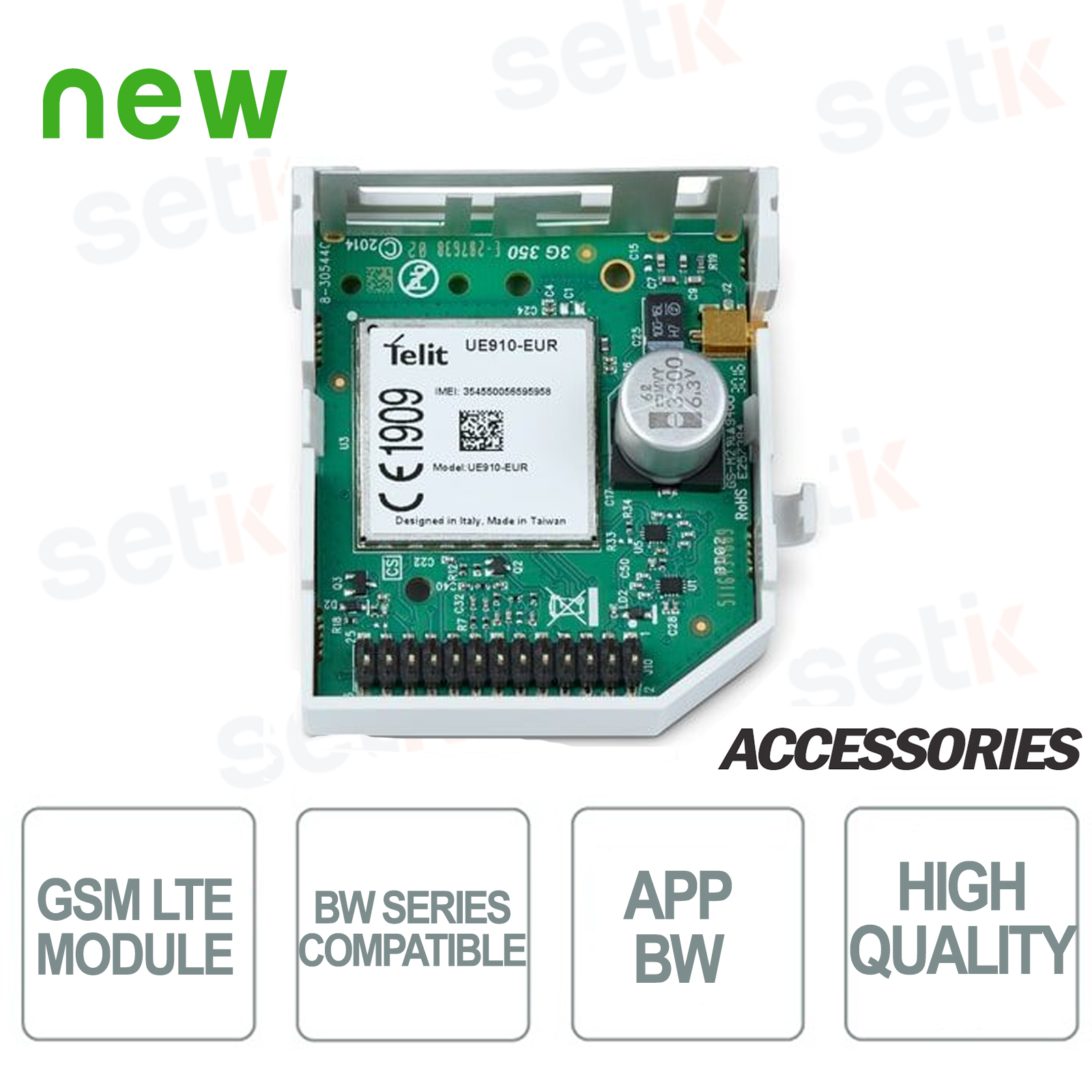 BW-LTE - GSM LTE module for BW Series - Bentel control panels - Setik.biz