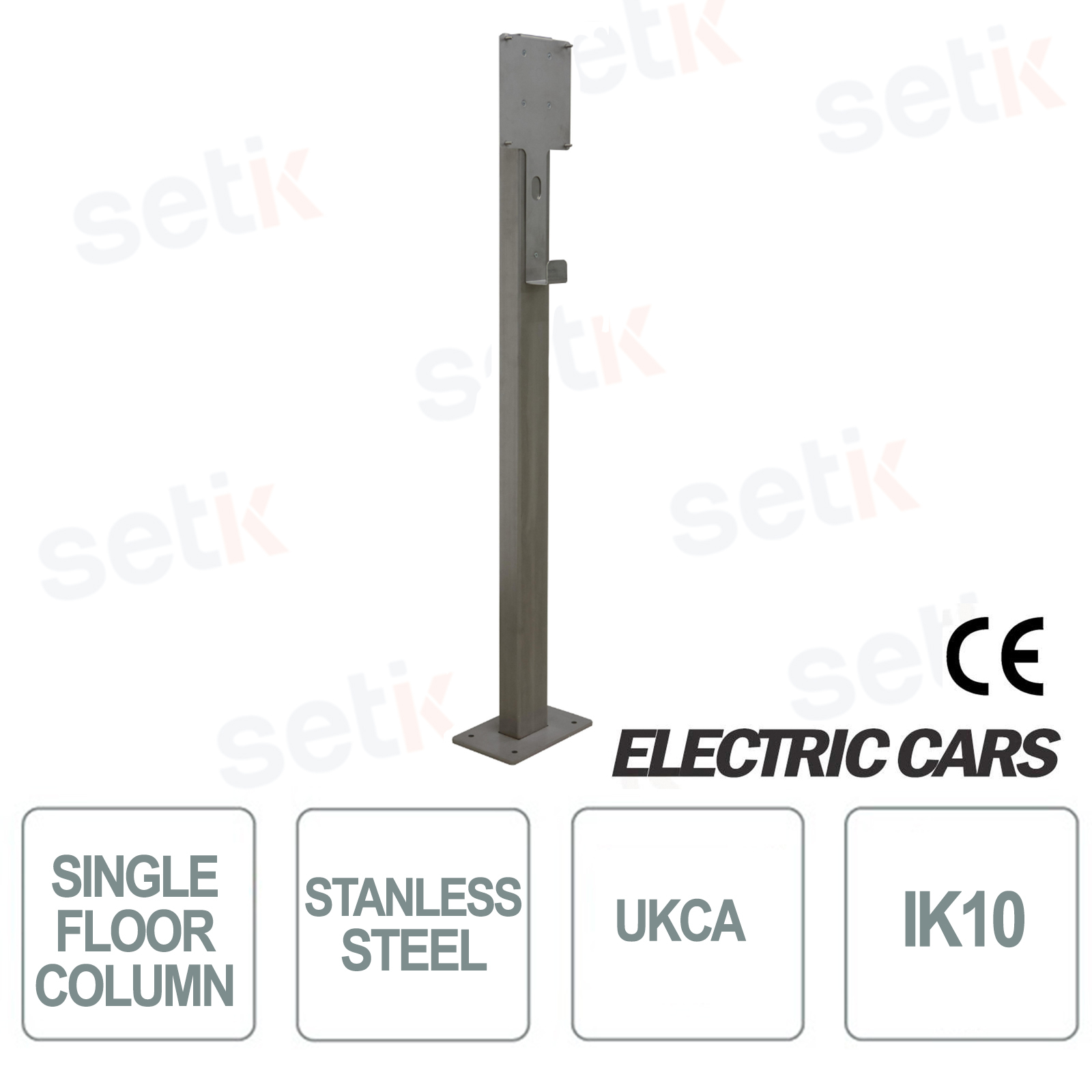 XCI3025021 - Single Floor Column Stainless Steel - Eaton - Setik.biz