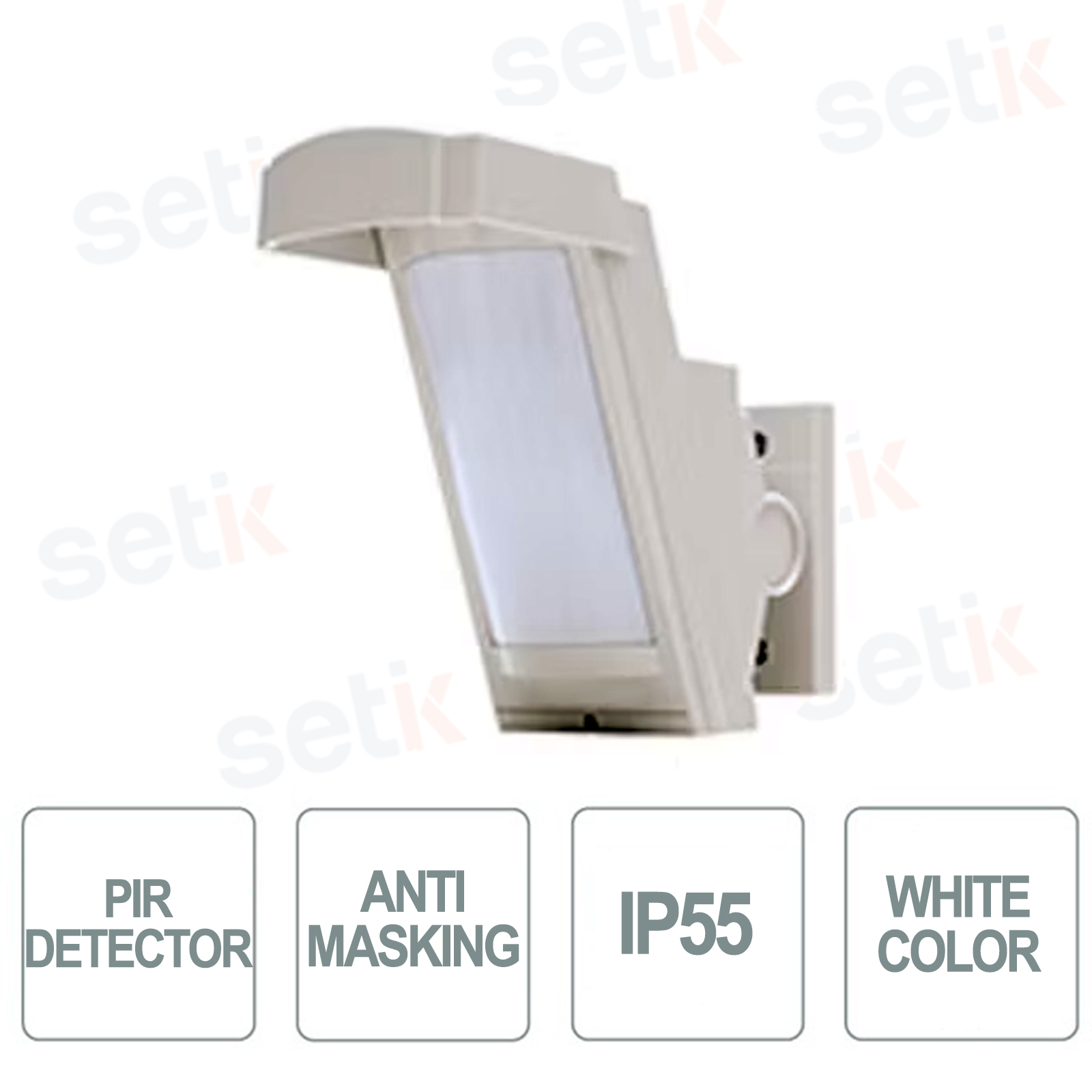 HX-40AM - IP55 wired outdoor double IR detector - Setik.biz