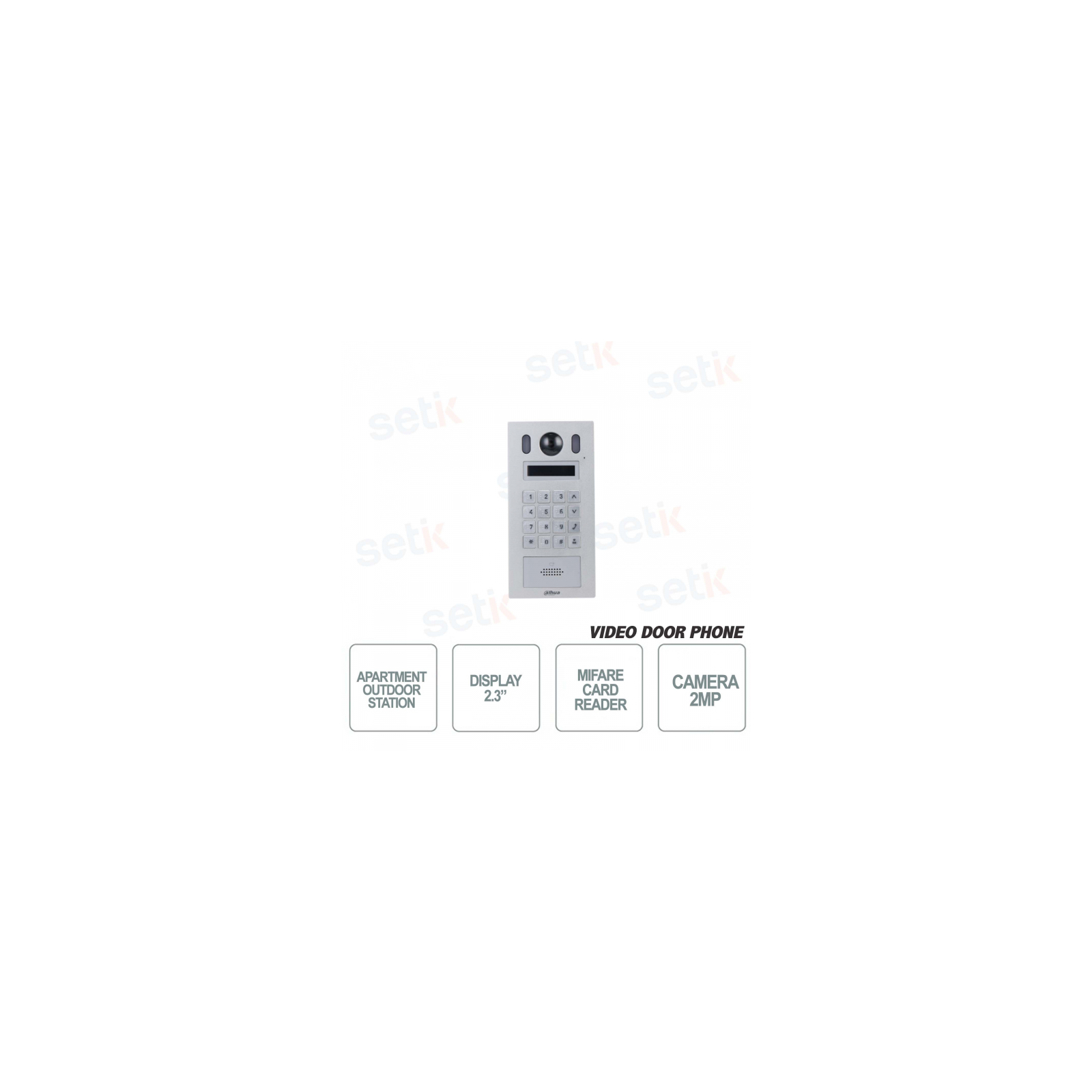 VTO6222E-P - Dahua-2MP Two-wire IP Outdoor Station - Braille Keypad ...