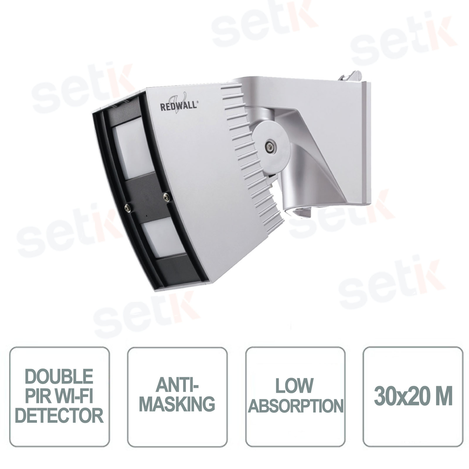 SIP-3020WF - Dual PIR Wi-Fi Detector - Optex - Setik.biz